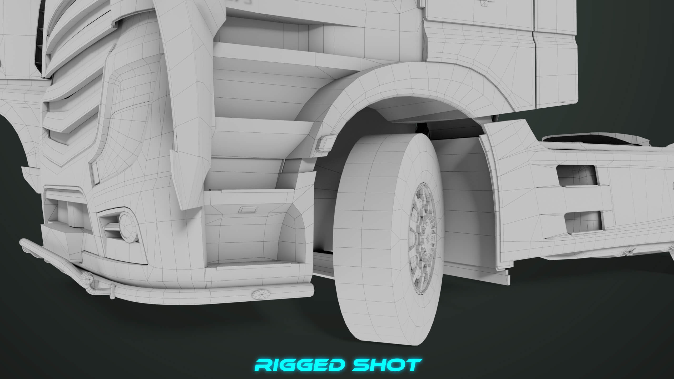 Heavy Truck Chassis 03 All PBR Unity UE Textures Included - 3D Model by ...