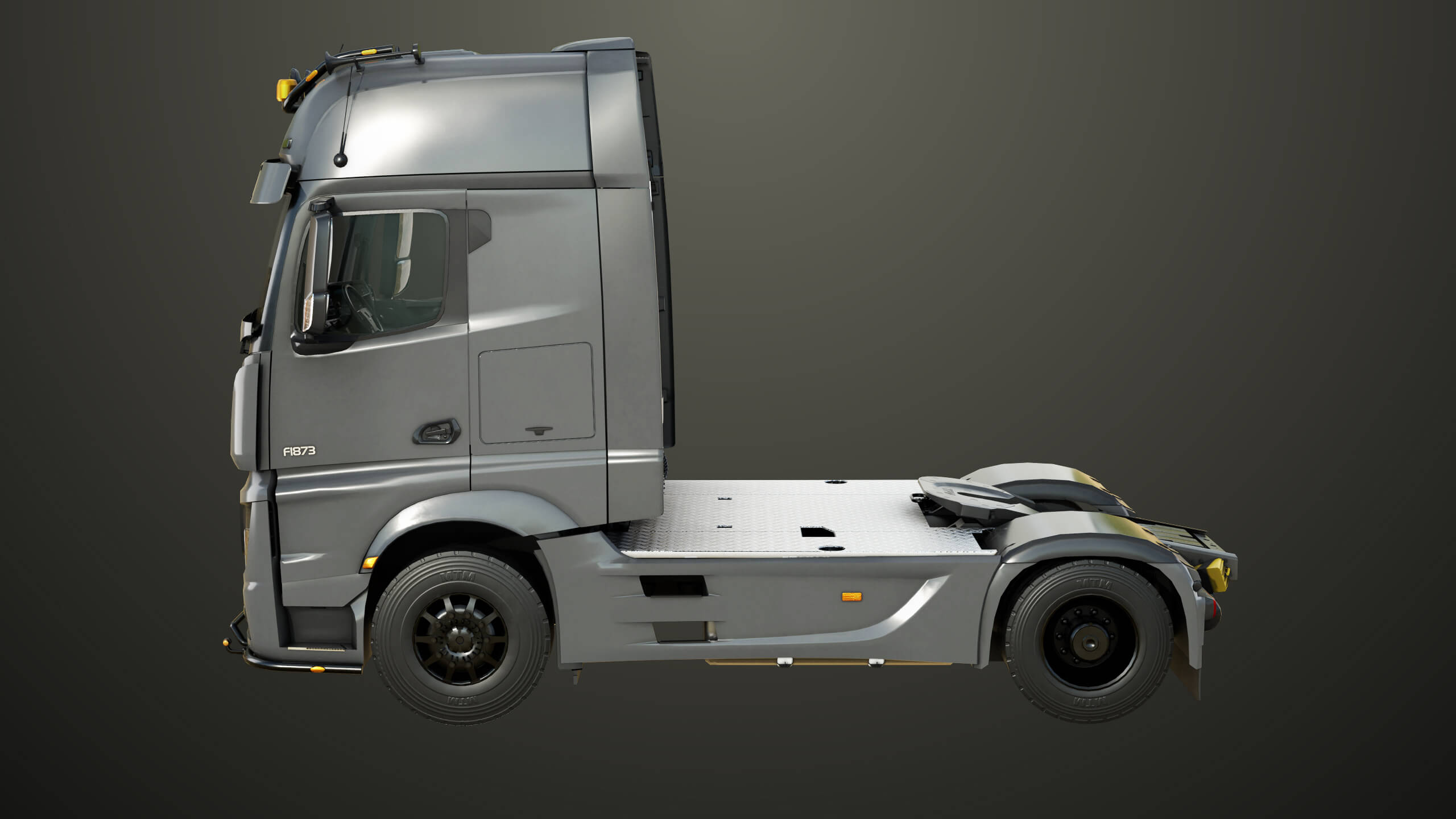 Heavy Truck Chassis 03 Generic All PBR Unity UE Textures Inc - 3D Model ...