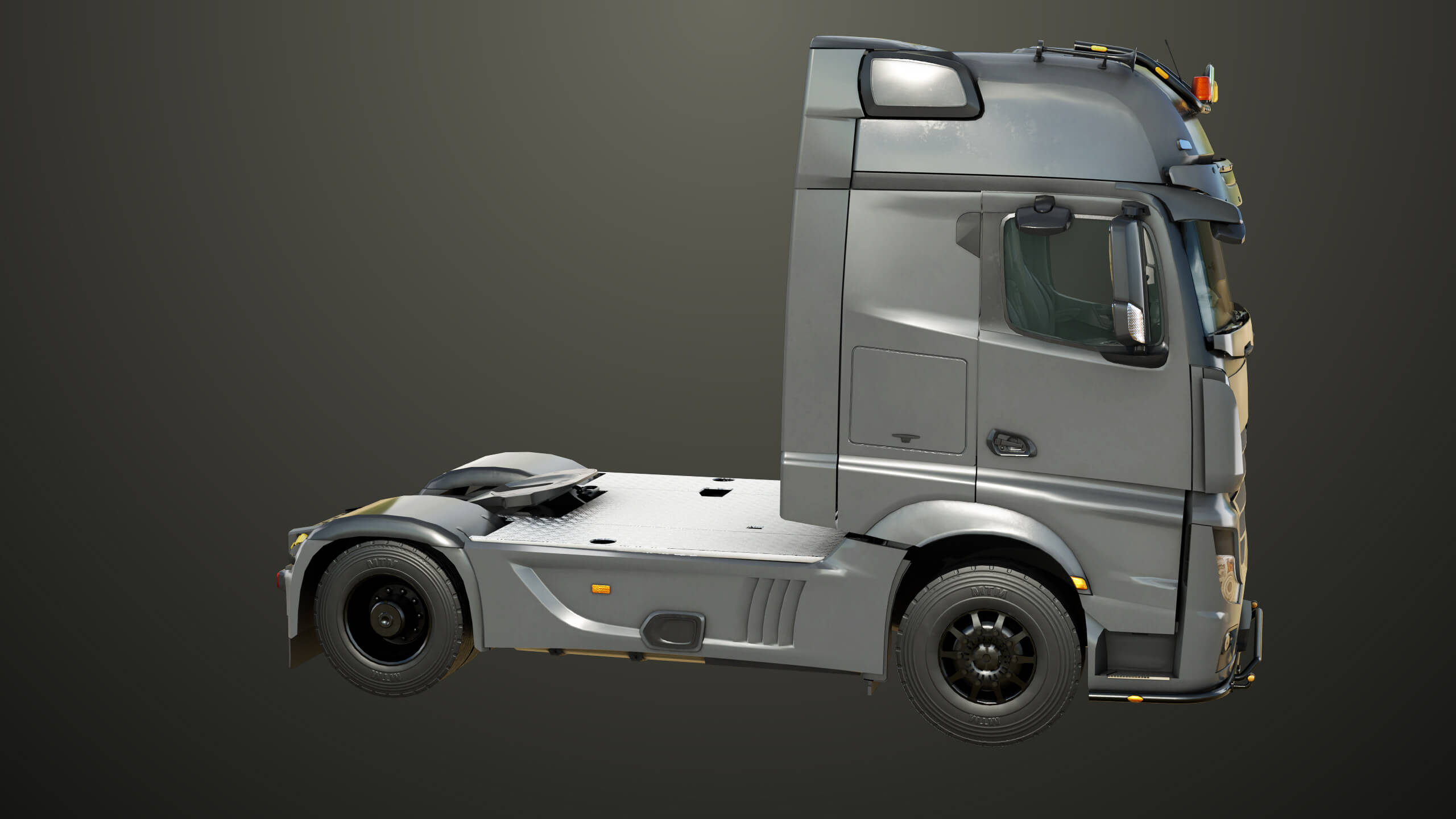Heavy Truck Chassis 03 Generic All PBR Unity UE Textures Inc - 3D Model ...