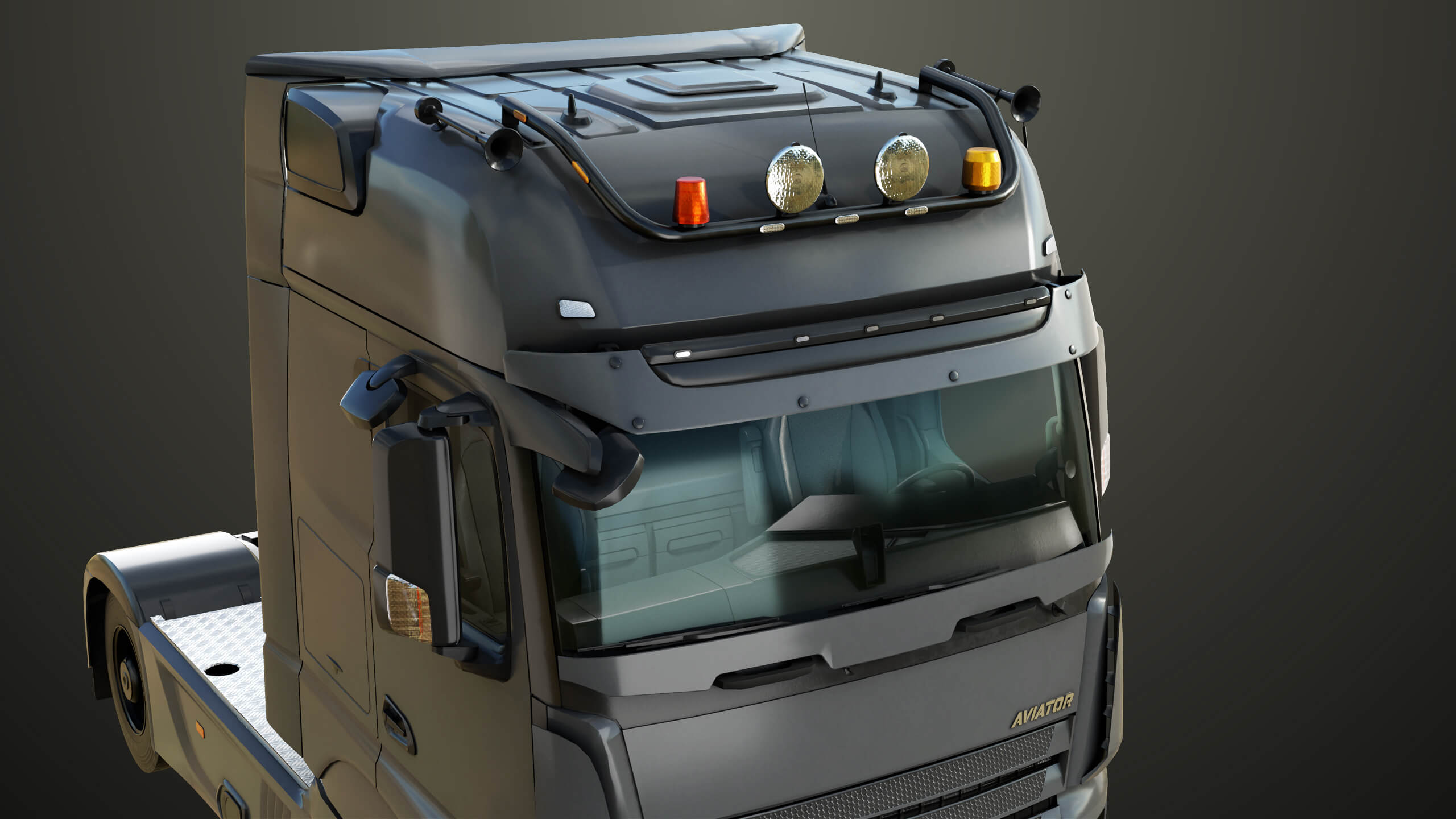 Heavy Truck Chassis 03 Generic All PBR Unity UE Textures Inc - 3D Model ...