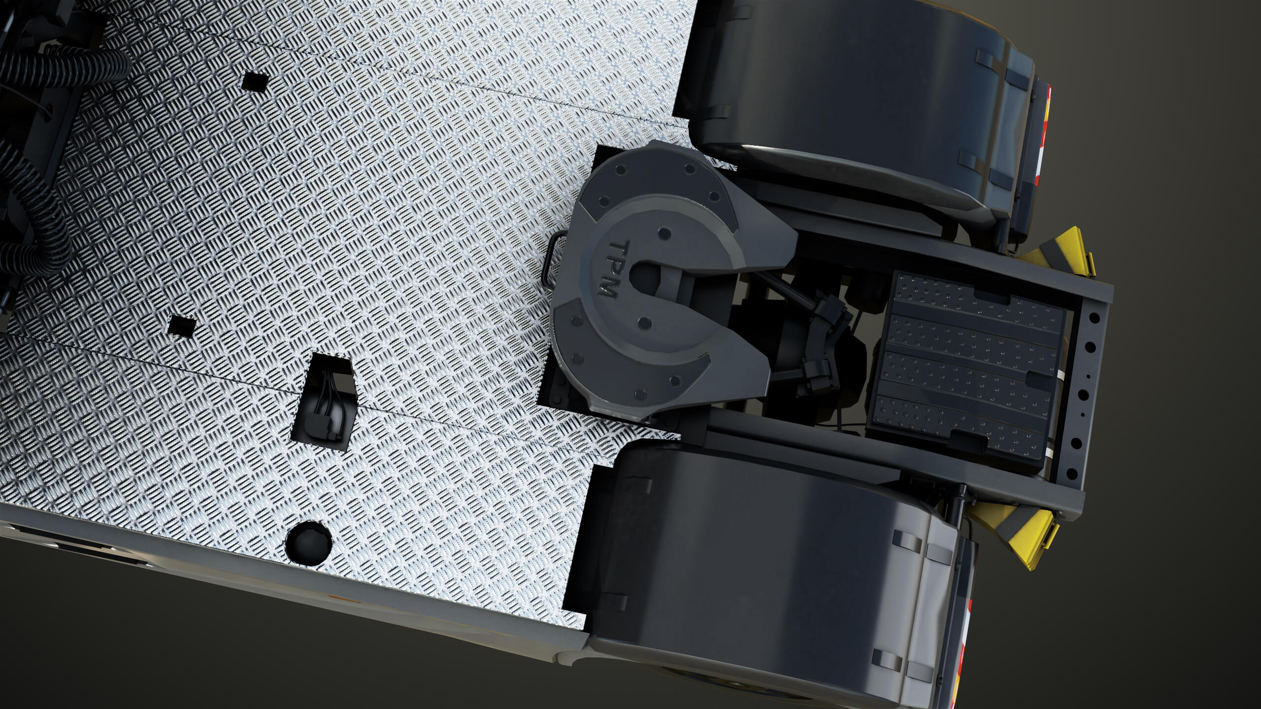 Heavy Truck Chassis 03 Generic All PBR Unity UE Textures Inc - 3D Model ...