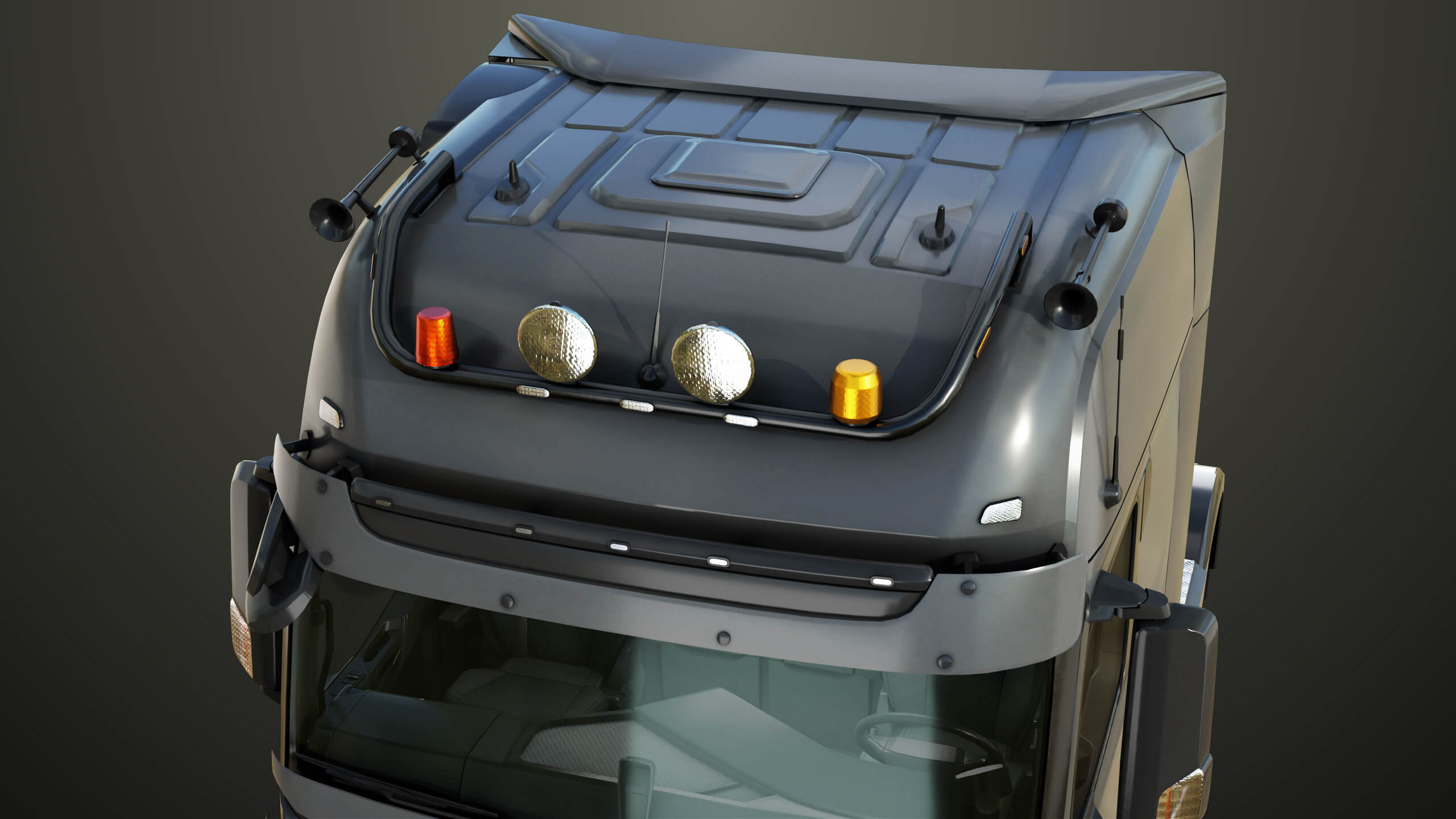 Heavy Truck Chassis 03 Generic All PBR Unity UE Textures Inc - 3D Model ...