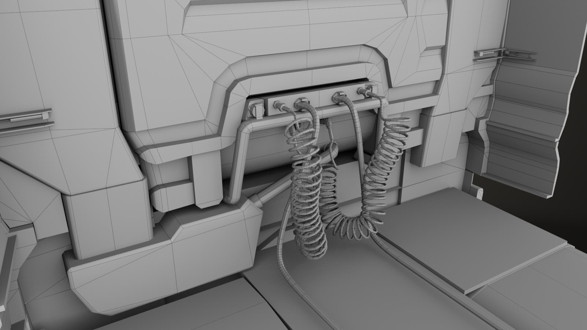 Heavy Truck Chassis 04 Generic All PBR Unity UE Textures - 3D Model by Eight Vertex