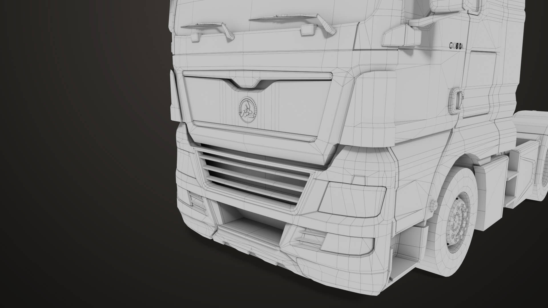 Heavy Truck Chassis 04 Generic All PBR Unity UE Textures - 3D Model by ...