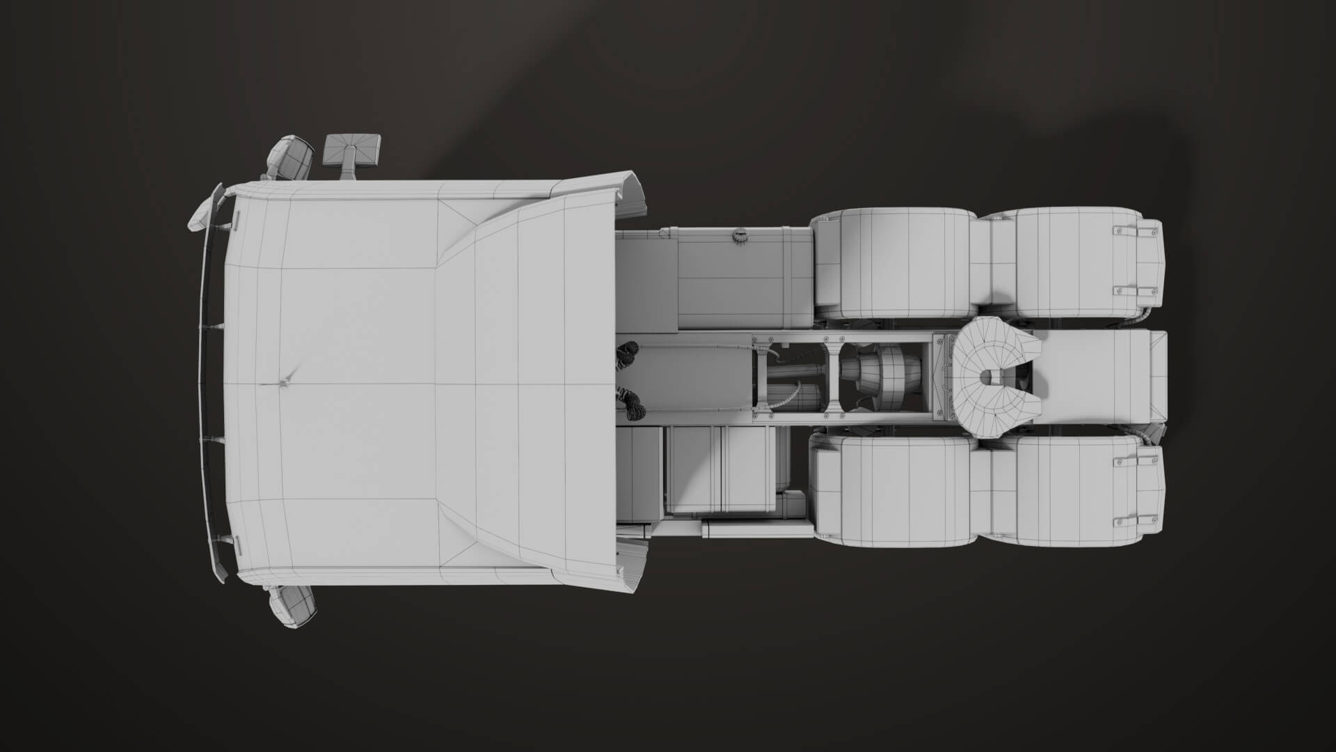 Heavy Truck Chassis 04 Generic All PBR Unity UE Textures - 3D Model by ...