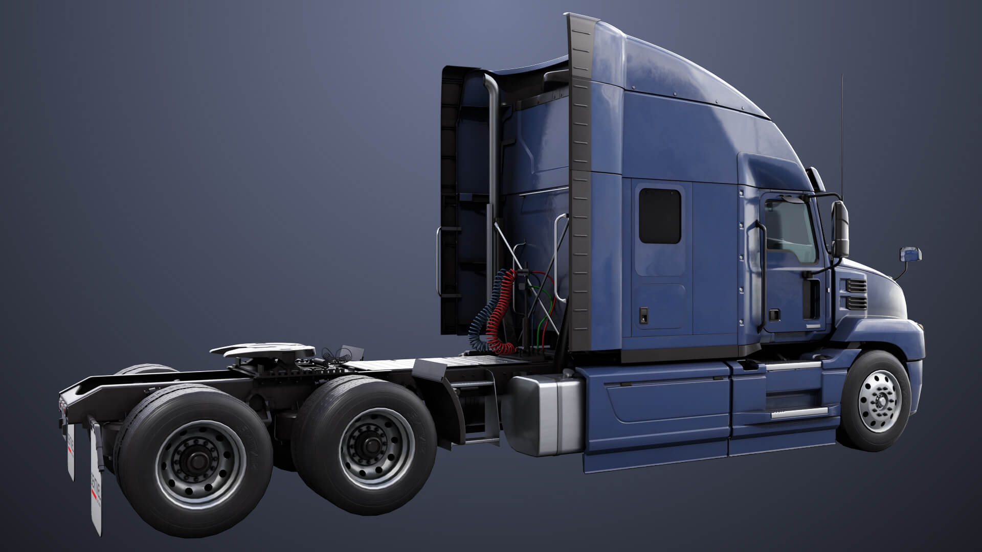 Heavy Truck Chassis 05 Generic All PBR Unity UE Textures - 3D Model by ...