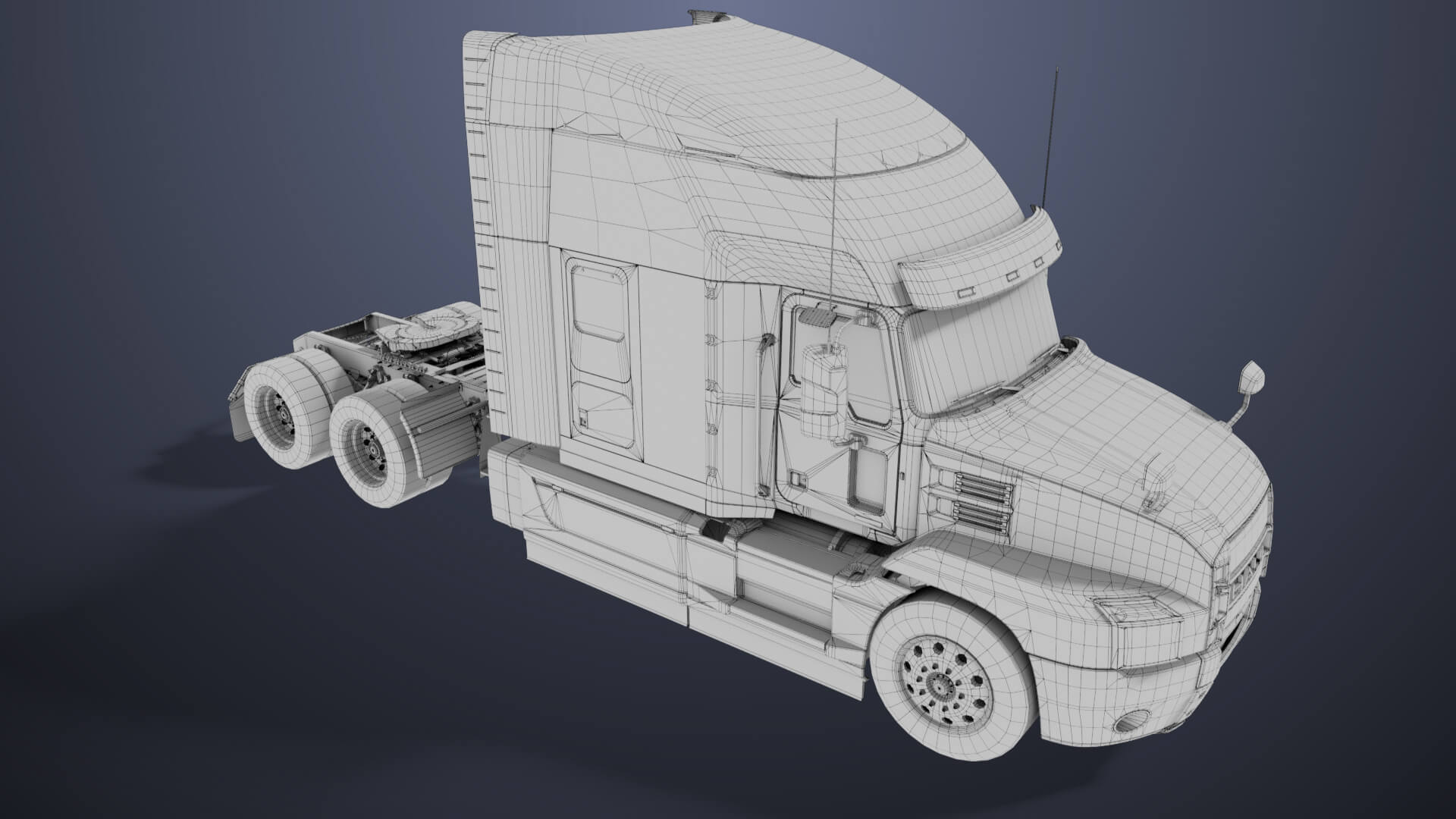 Heavy Truck Chassis 05 Generic All PBR Unity UE Textures - 3D Model by ...