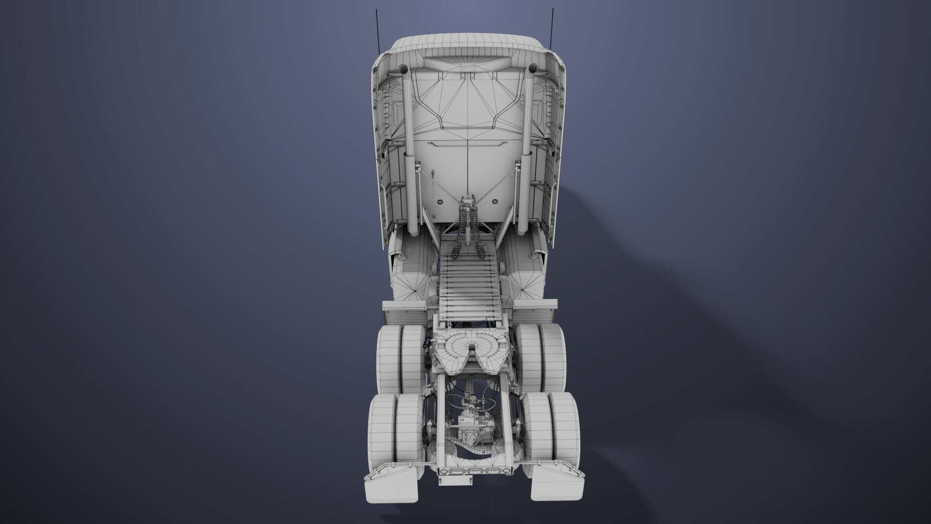 Heavy Truck Chassis 05 Generic All PBR Unity UE Textures - 3D Model by ...