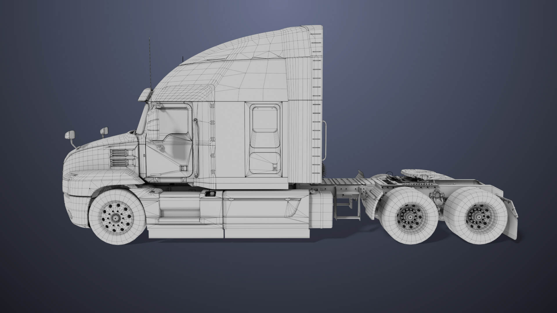 Heavy Truck Chassis 05 Generic All PBR Unity UE Textures - 3D Model by ...