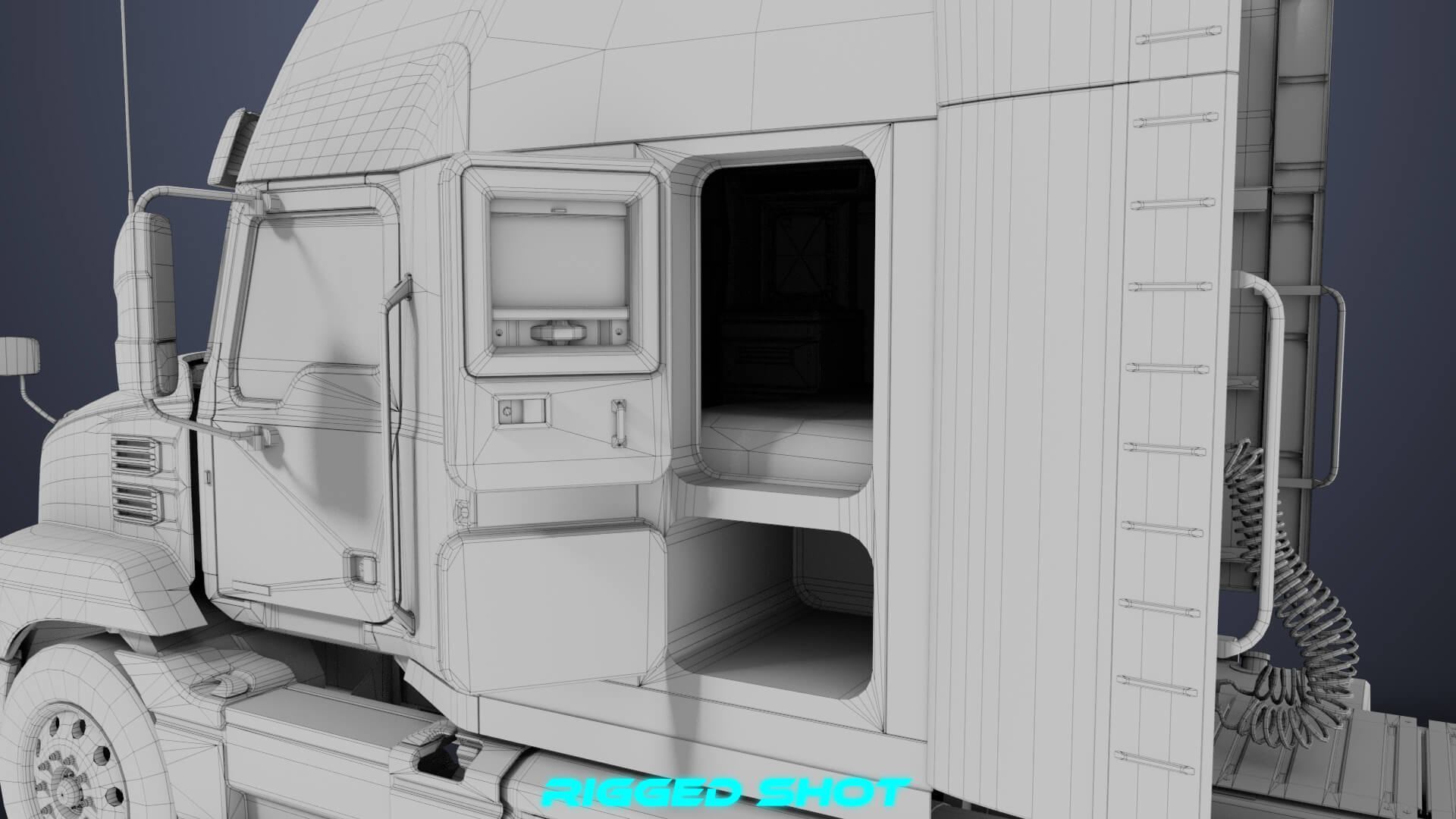 Heavy Truck Chassis 05 Generic All PBR Unity UE Textures - 3D Model by ...