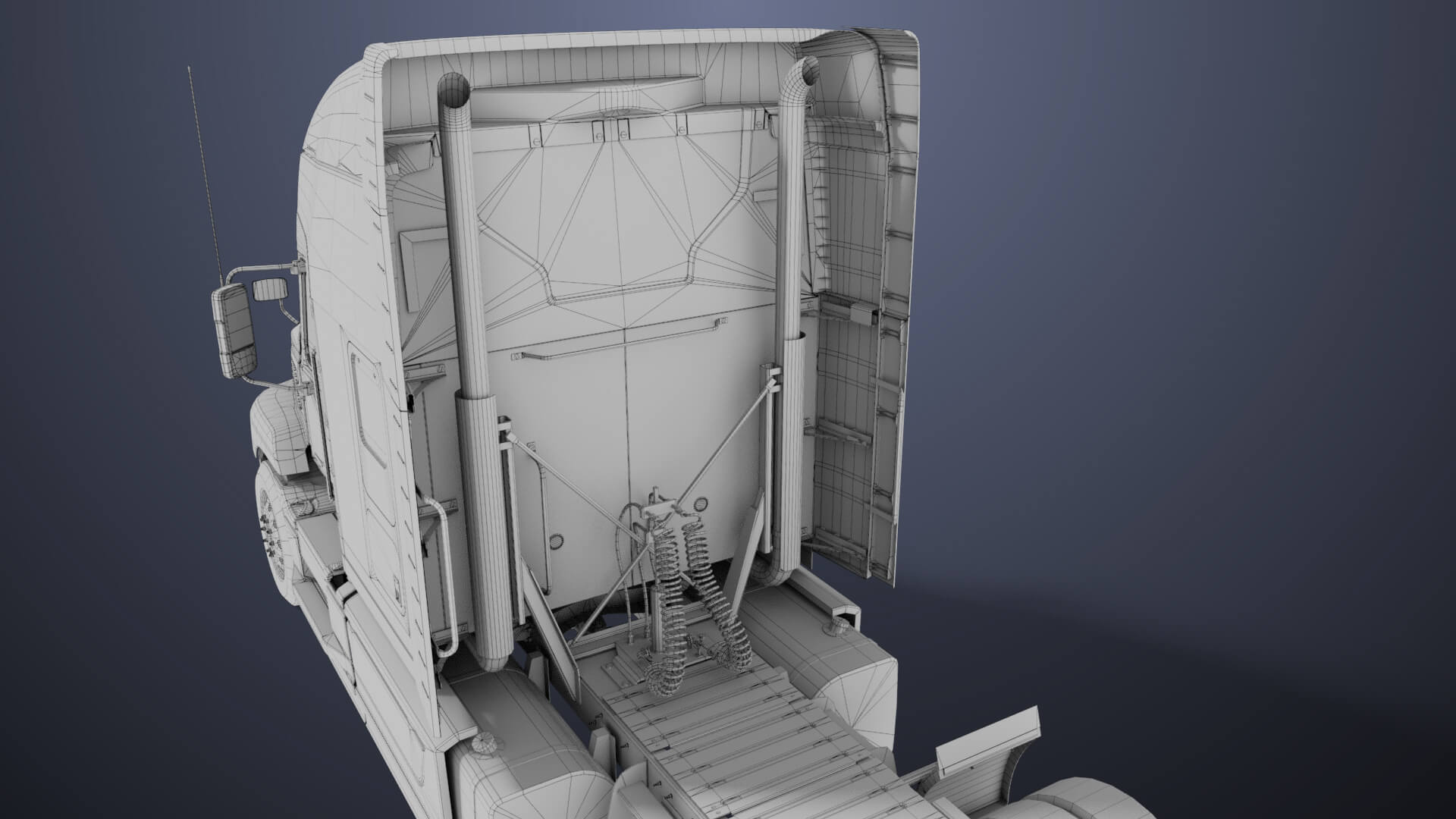 Heavy Truck Chassis 05 Generic All PBR Unity UE Textures - 3D Model by ...