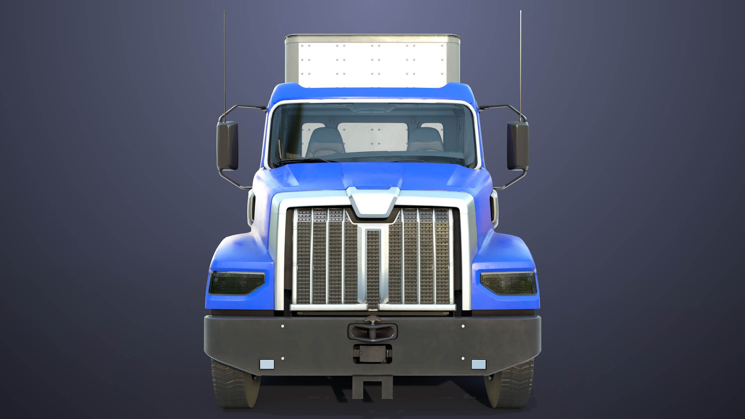 Heavy Truck With Semi Trailer Rigged All PBR Unity Textures - 3D Model ...