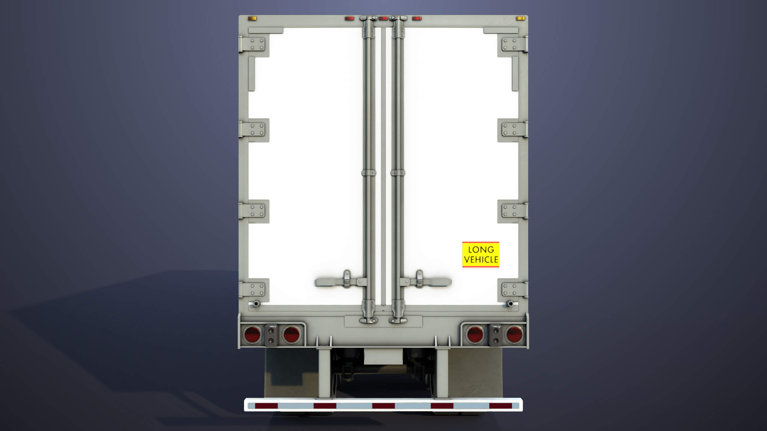 Heavy Truck With Semi Trailer Rigged All PBR Unity Textures - 3D Model ...