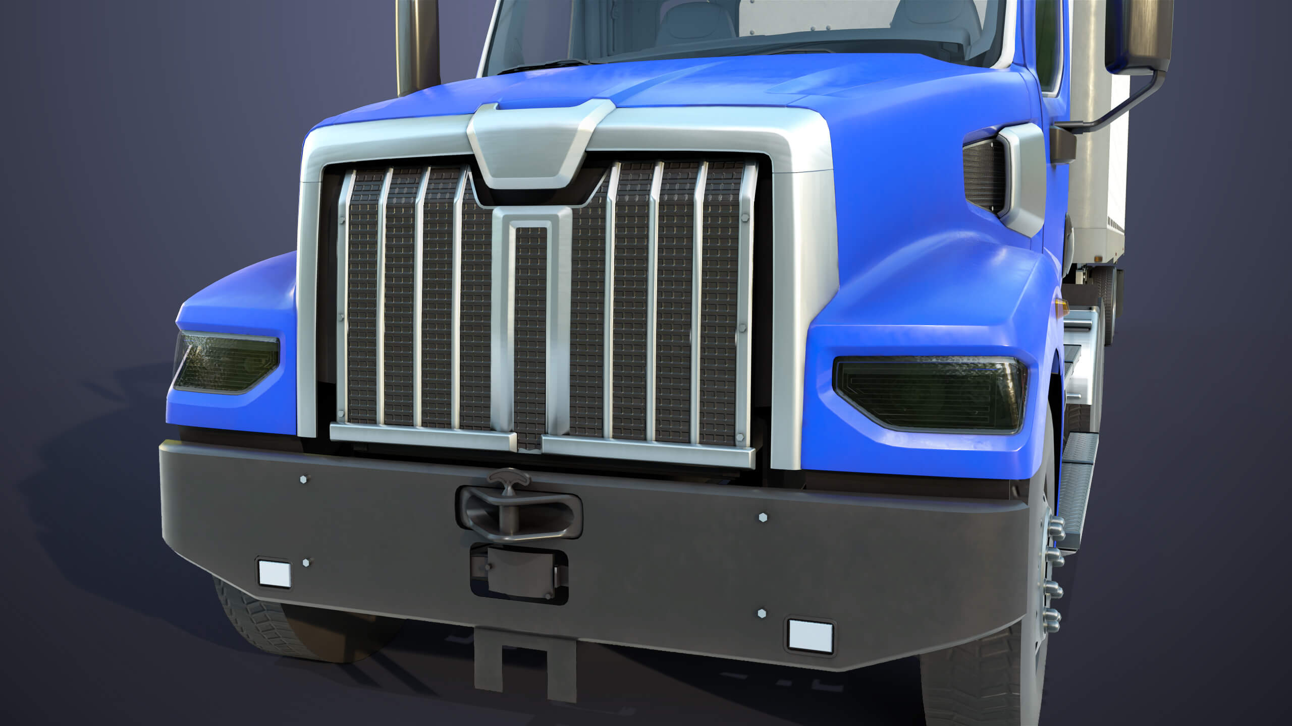 Heavy Truck With Semi Trailer Rigged All PBR Unity Textures - 3D Model ...