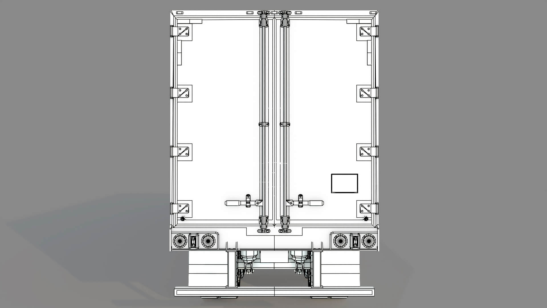 Heavy Truck With Semi Trailer Rigged All PBR Unity Textures - 3D Model ...