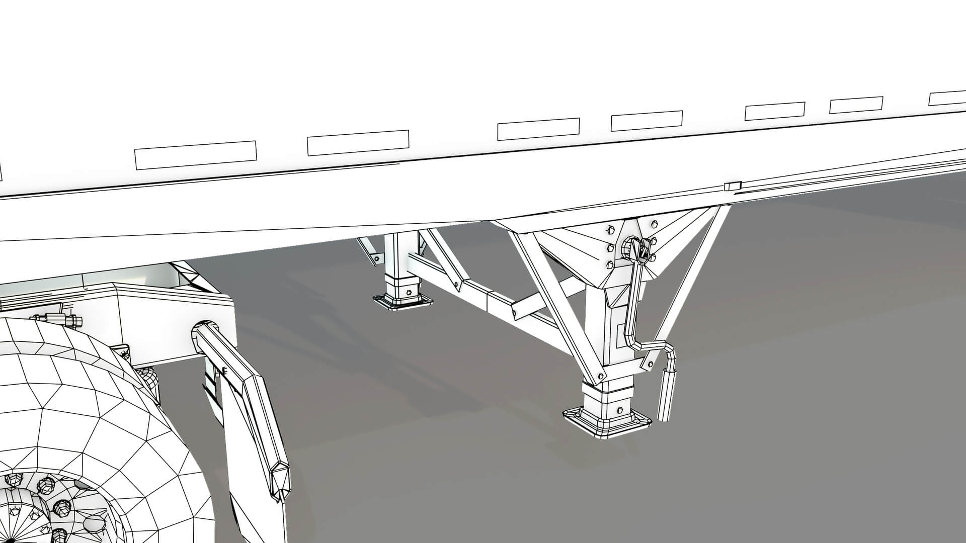 Heavy Truck With Semi Trailer Rigged All PBR Unity Textures - 3D Model ...