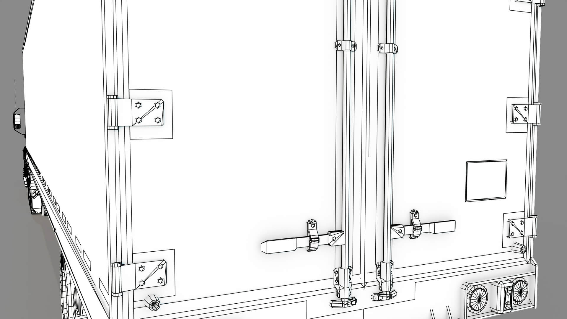 Heavy Truck With Semi Trailer Rigged All PBR Unity Textures - 3D Model ...