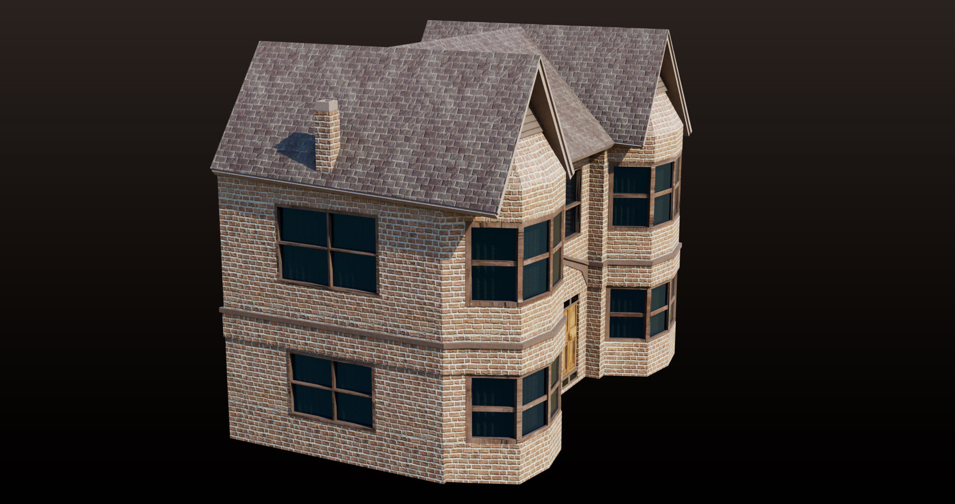 House 05 All PBR Unity UE Textures Included - 3D Model by Eight Vertex
