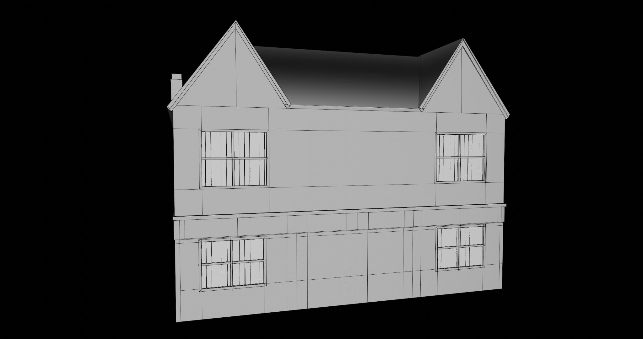 House 05 All PBR Unity UE Textures Included - 3D Model by Eight Vertex