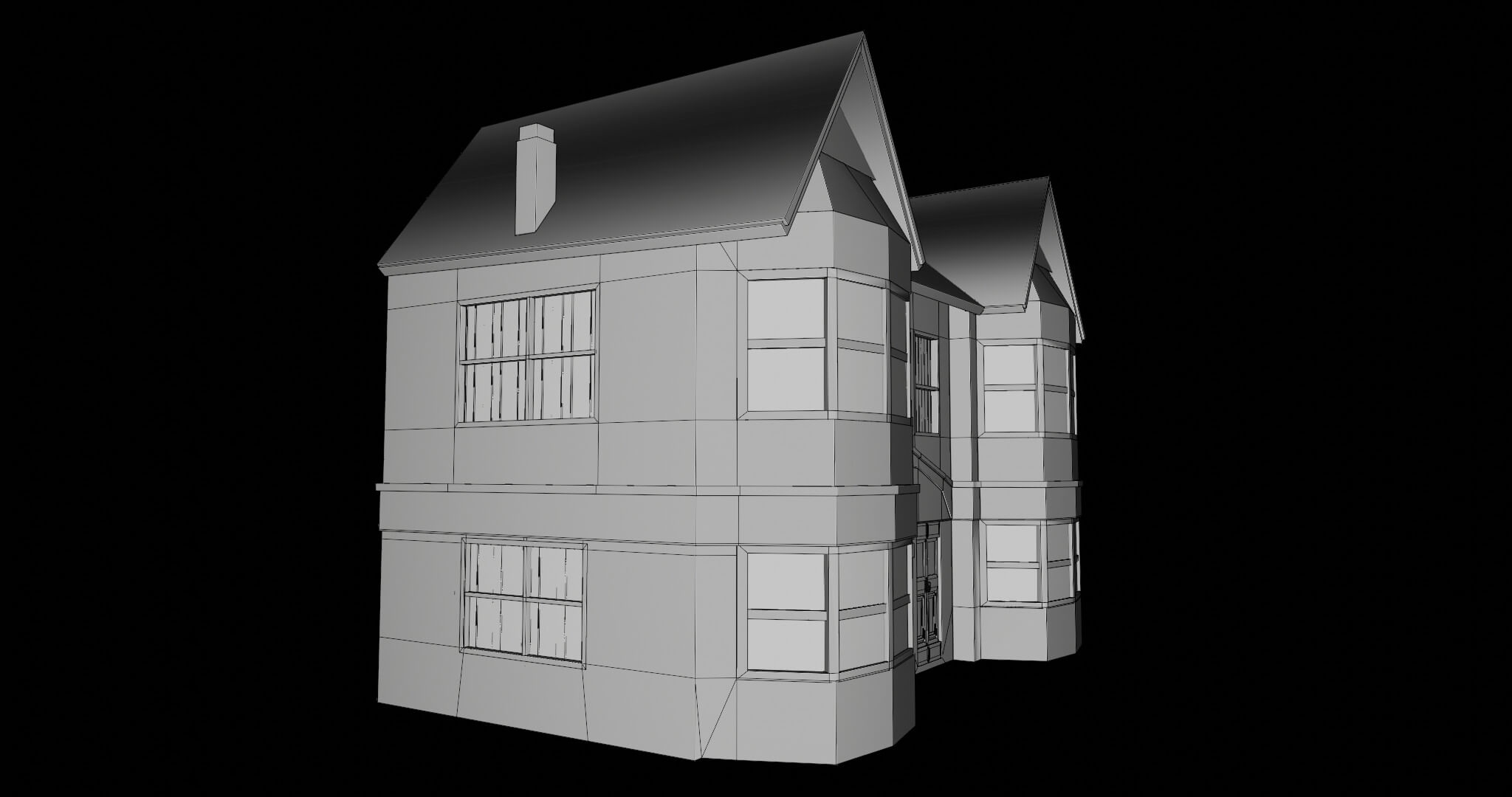 House 05 All PBR Unity UE Textures Included - 3D Model by Eight Vertex