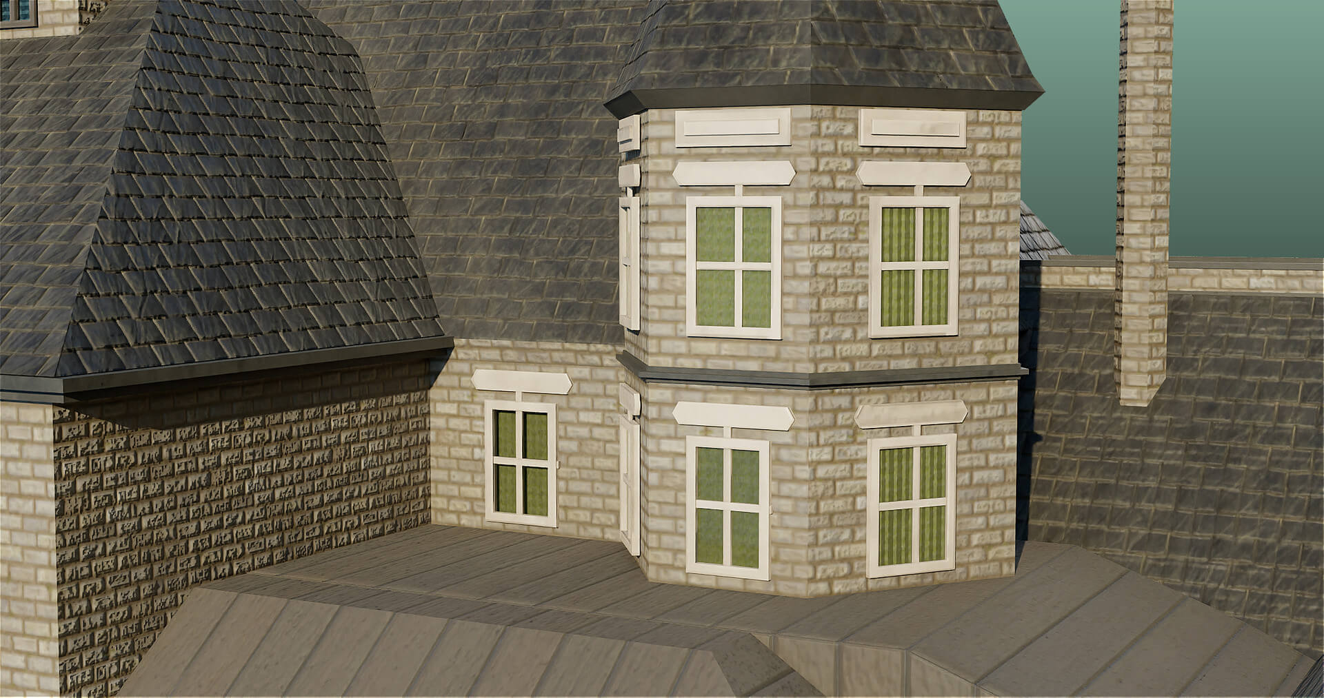 House 07 All PBR Unity UE Textures Included - 3D Model by Eight Vertex