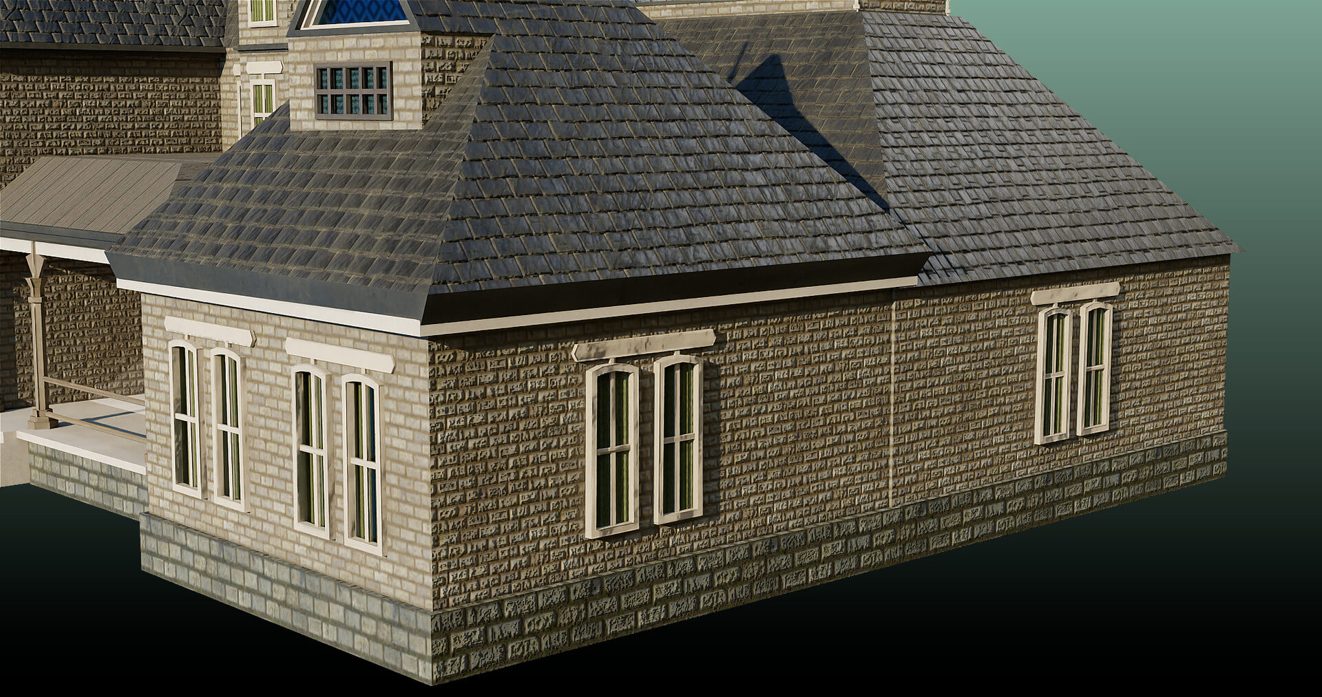 House 07 All PBR Unity UE Textures Included - 3D Model by Eight Vertex