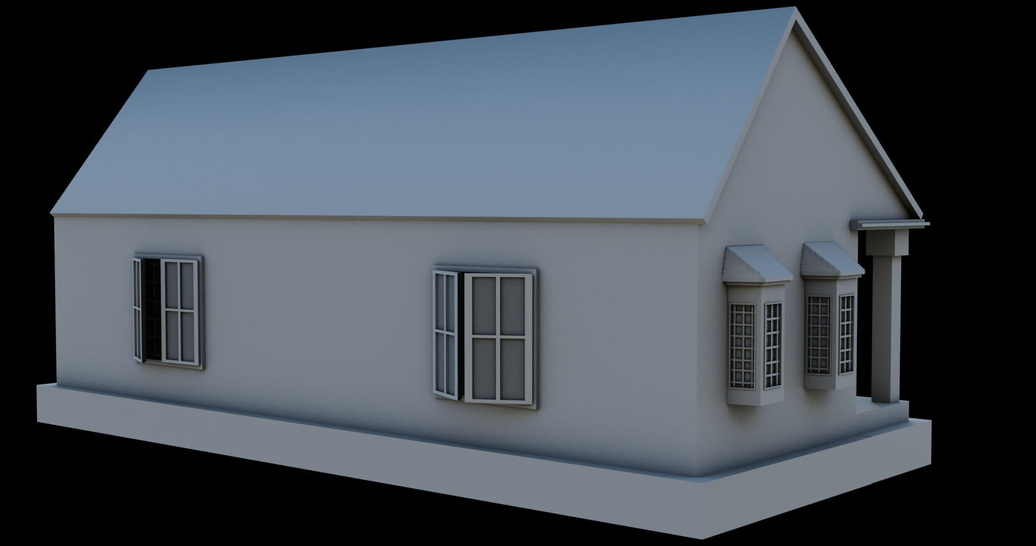 House 09 All PBR Unity UE Textures Included - 3D Model by Eight Vertex