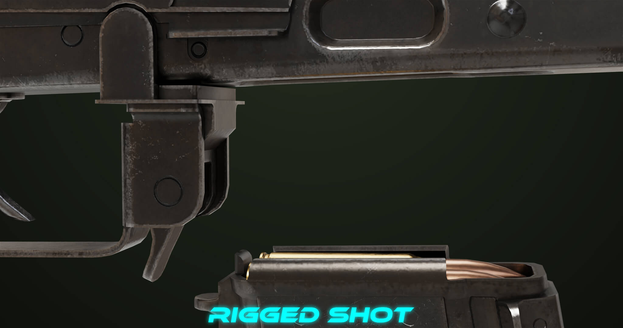 Light Machine Gun 10 Wood All PBR Unity UE Textures - 3D Model by Eight ...