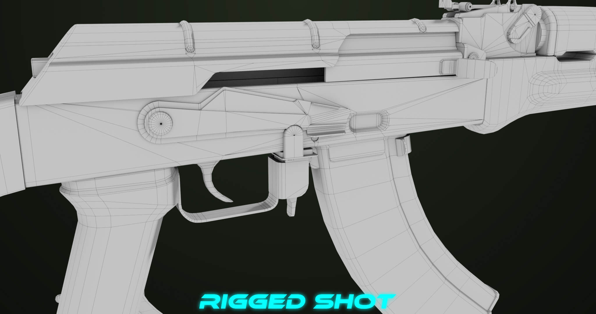 Light Machine Gun 10 Wood All PBR Unity UE Textures - 3D Model by Eight ...