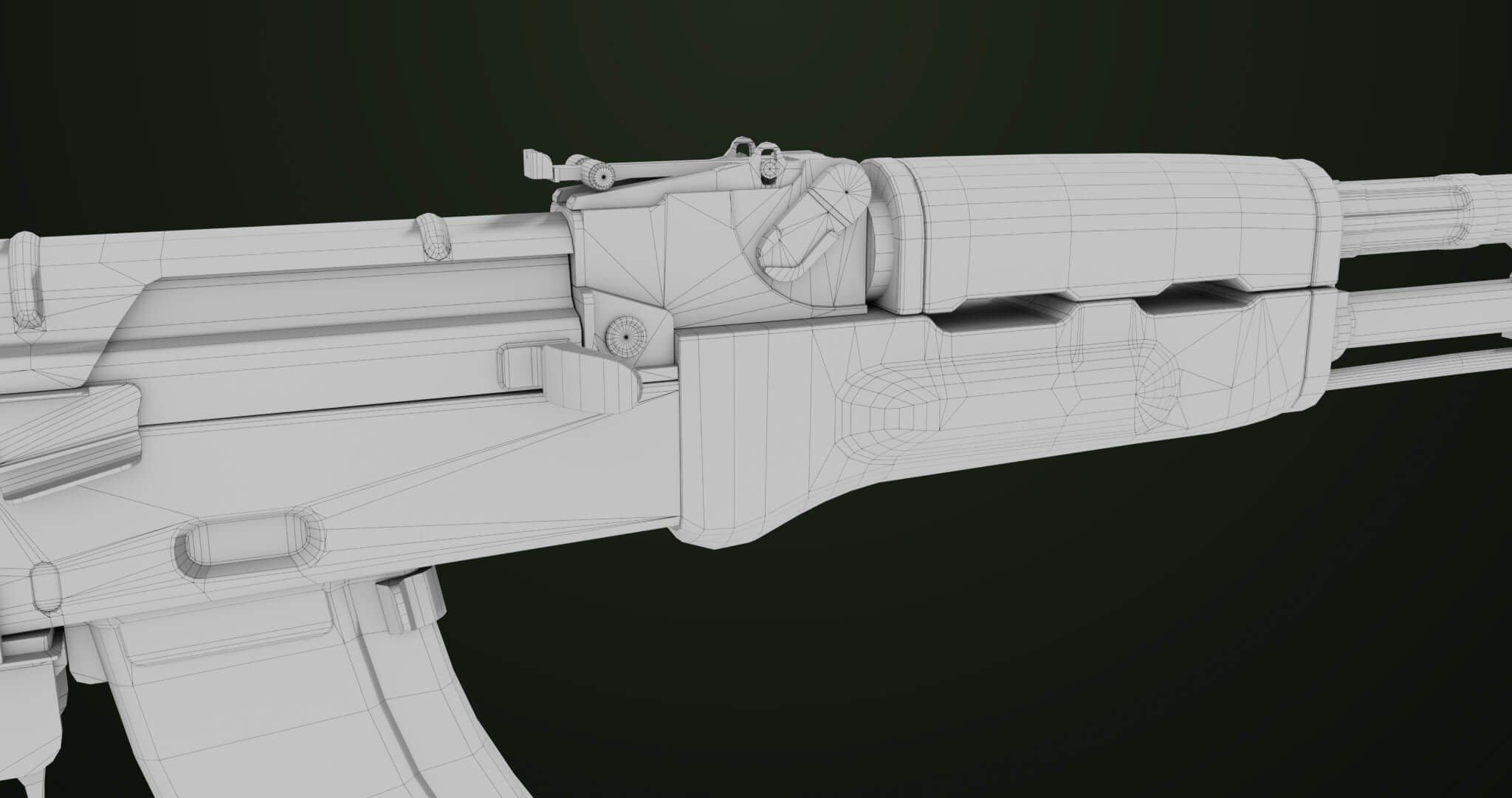 Light Machine Gun 10 Wood All PBR Unity UE Textures - 3D Model by Eight ...