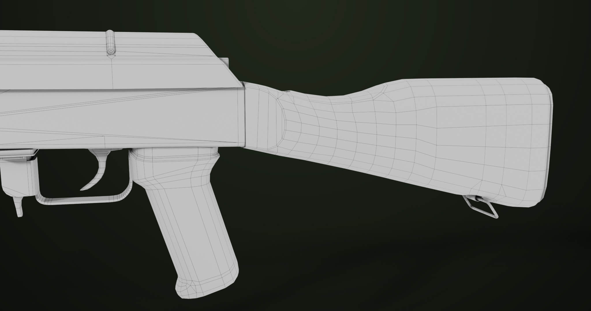 Light Machine Gun 10 Wood All PBR Unity UE Textures - 3D Model by Eight ...