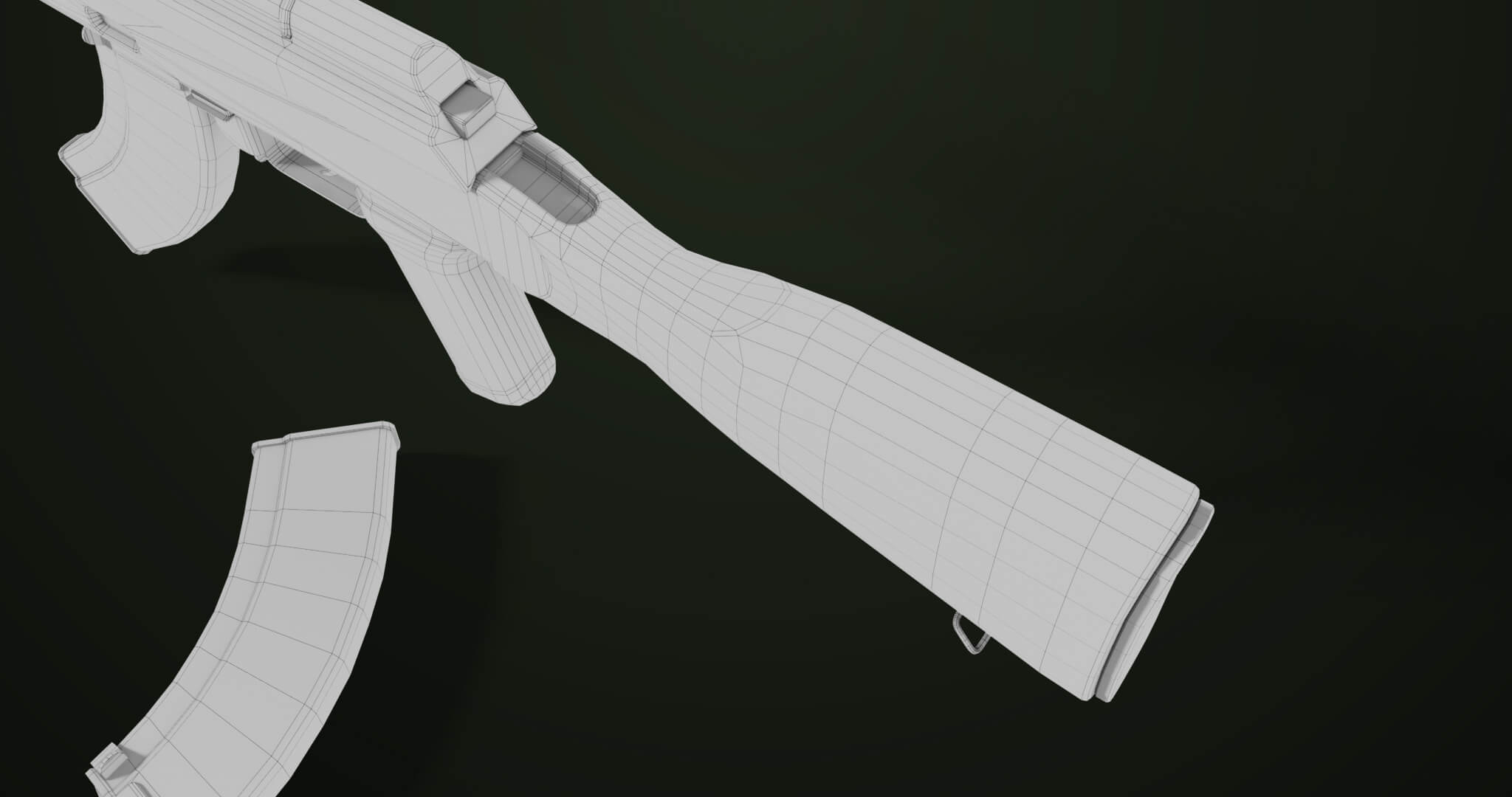 Light Machine Gun 10 Wood All PBR Unity UE Textures - 3D Model by Eight ...