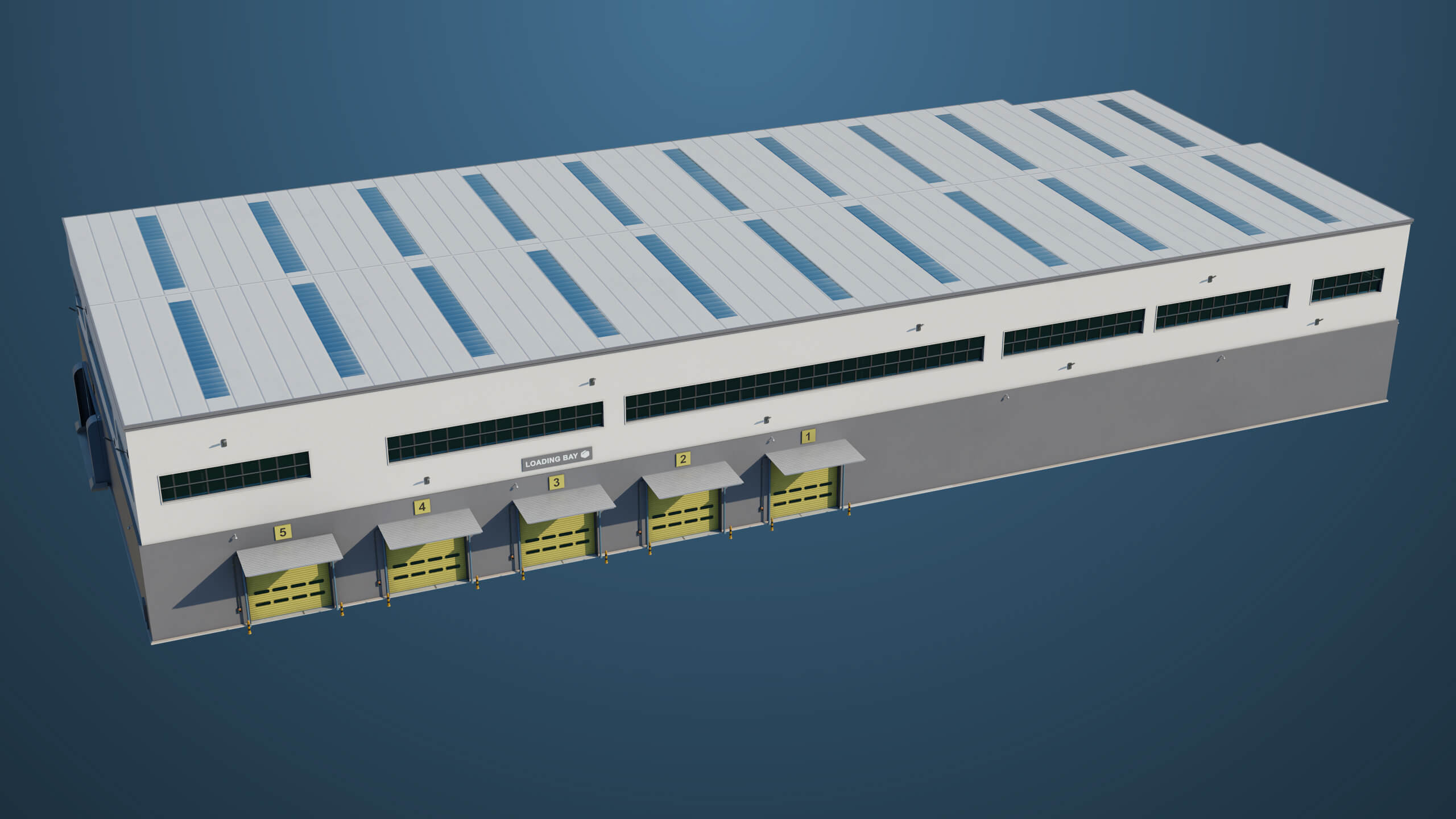 Logistic Cargo Warehouse Interior and Exterior PBR - 3D Model by Eight ...