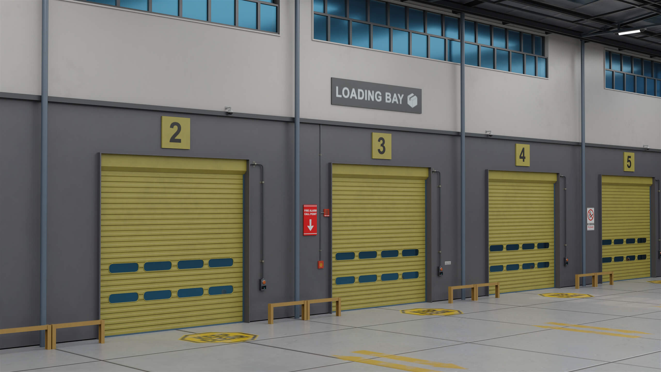 Logistic Cargo Warehouse Interior and Exterior PBR - 3D Model by Eight ...
