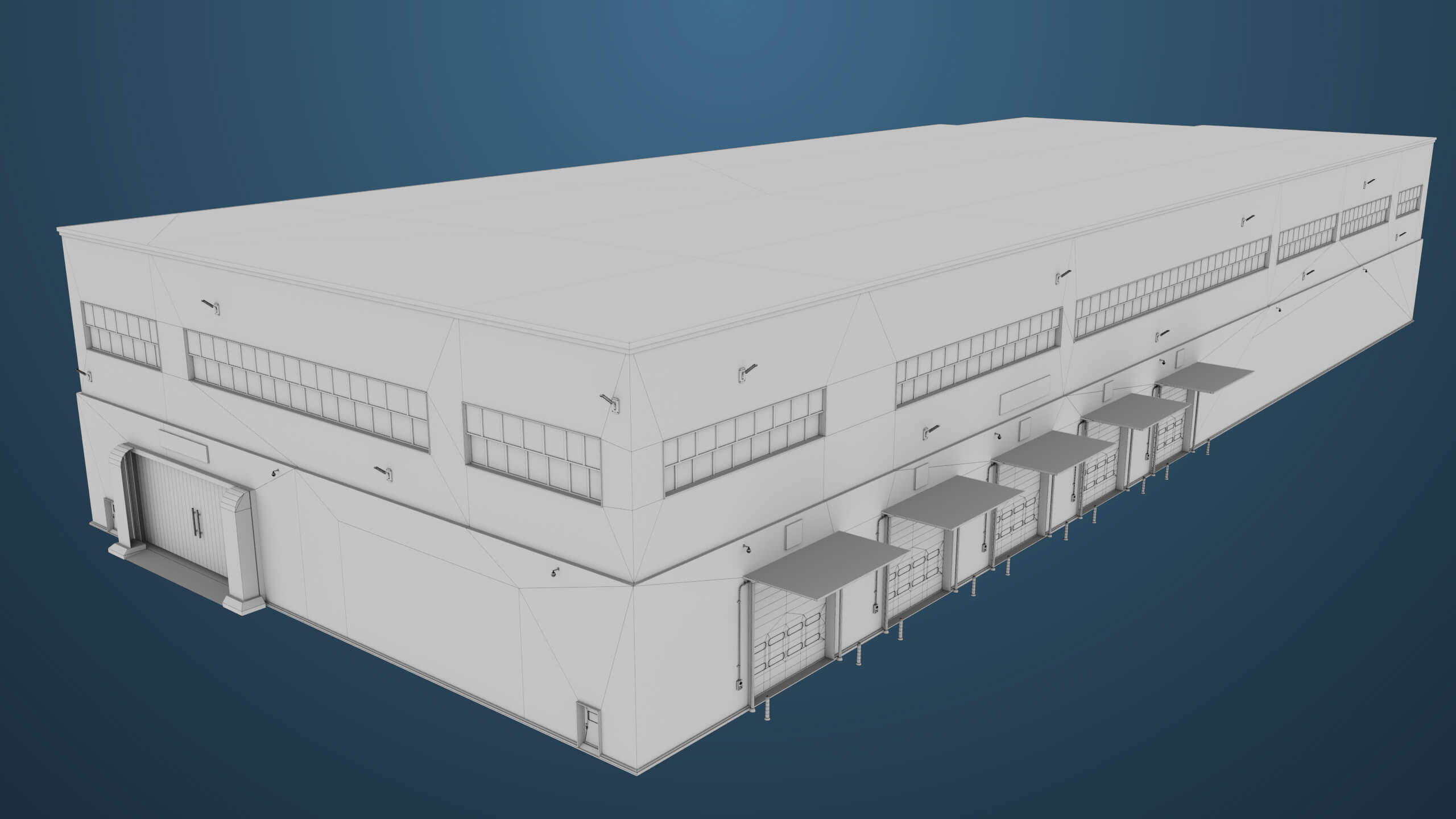 Logistic Cargo Warehouse Interior and Exterior PBR - 3D Model by Eight ...