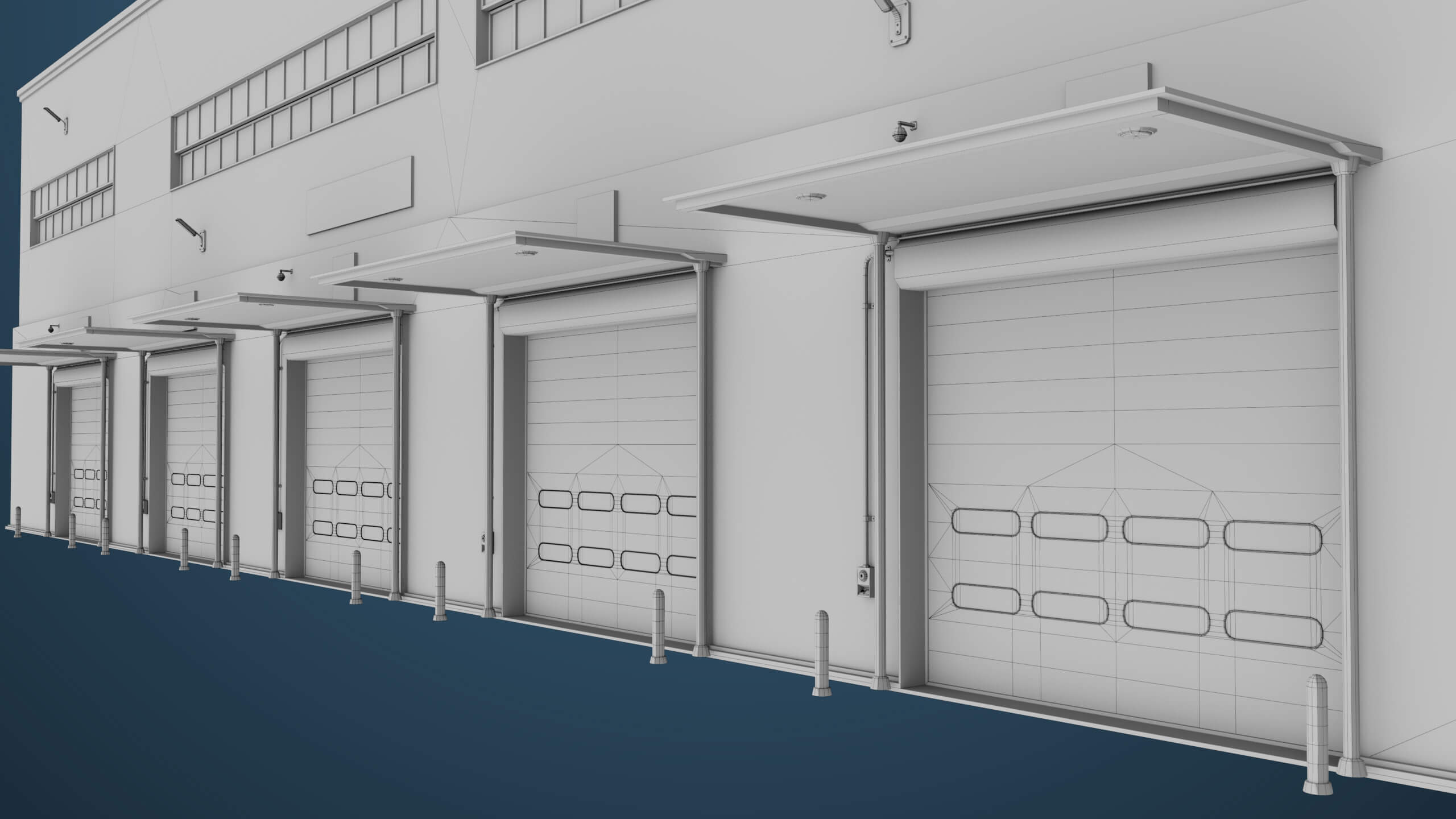 Logistic Cargo Warehouse Interior and Exterior PBR - 3D Model by Eight ...