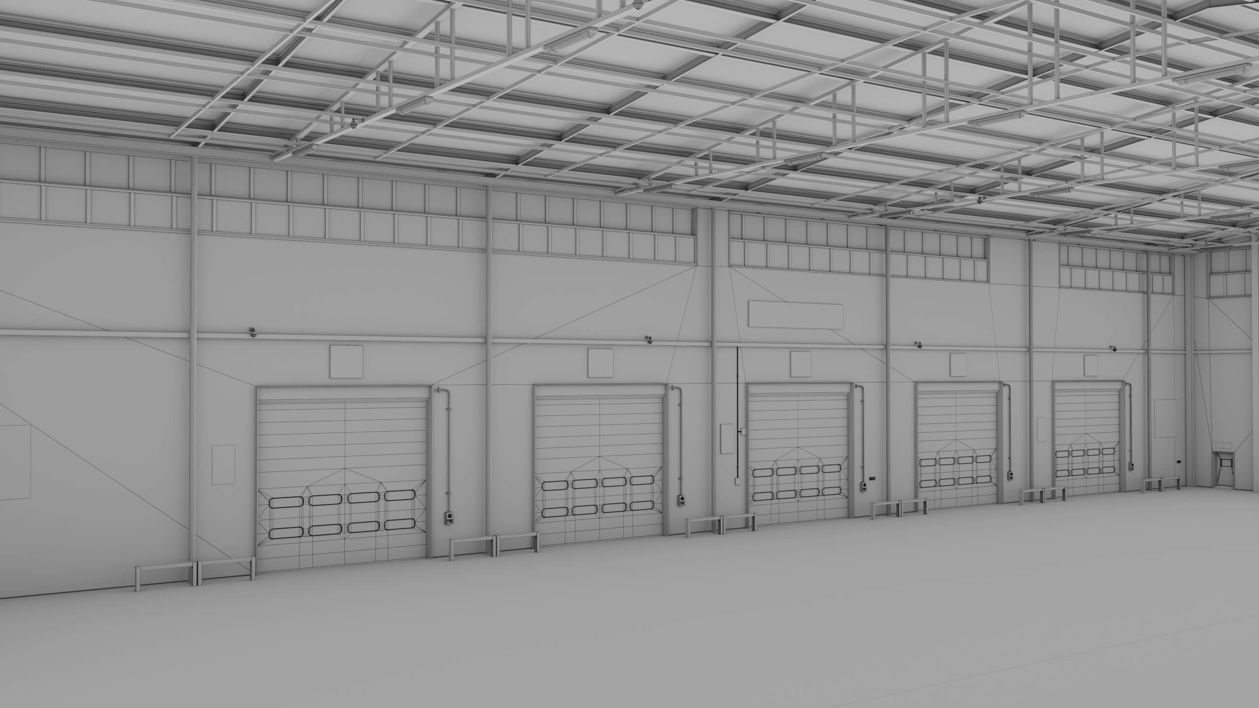 Logistic Cargo Warehouse Interior and Exterior PBR - 3D Model by Eight ...