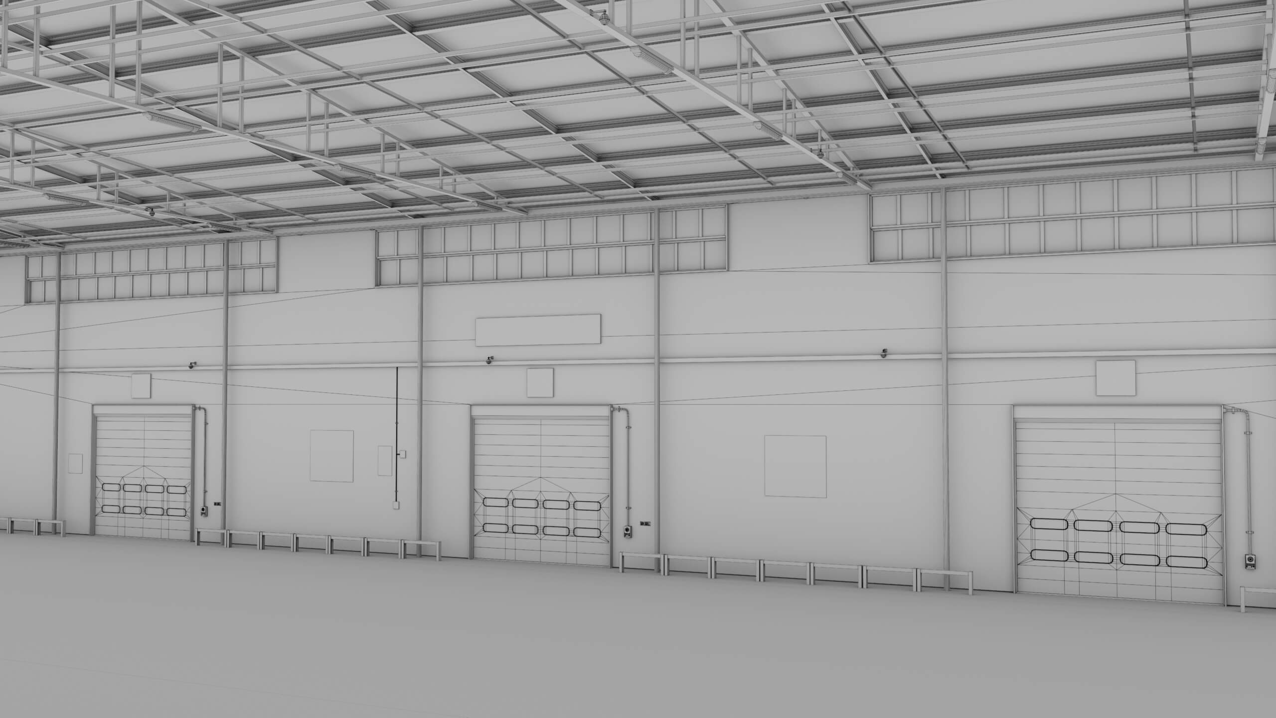 Logistic Cargo Warehouse Interior and Exterior PBR - 3D Model by Eight ...