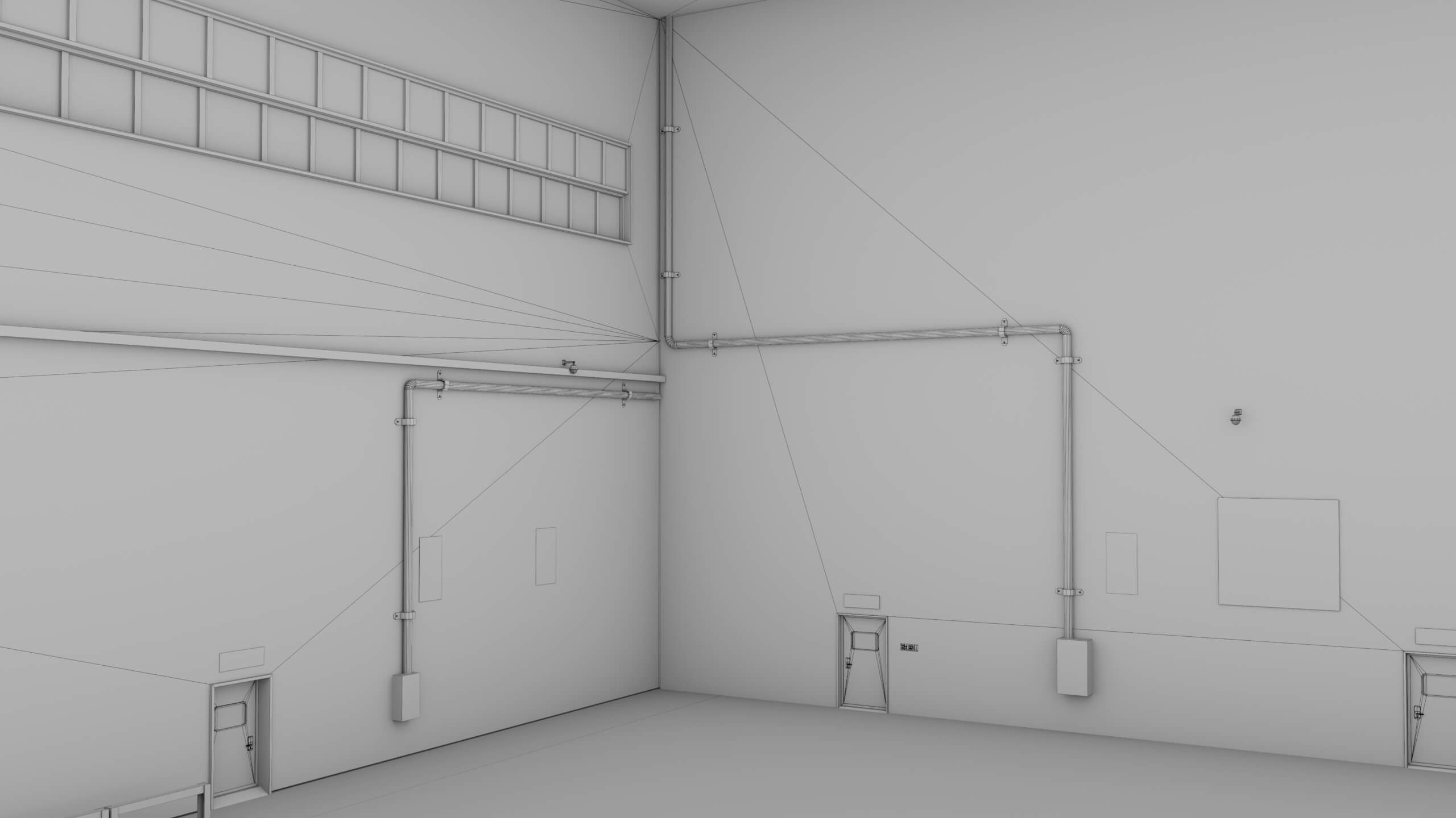 Logistic Cargo Warehouse Interior and Exterior PBR - 3D Model by Eight ...