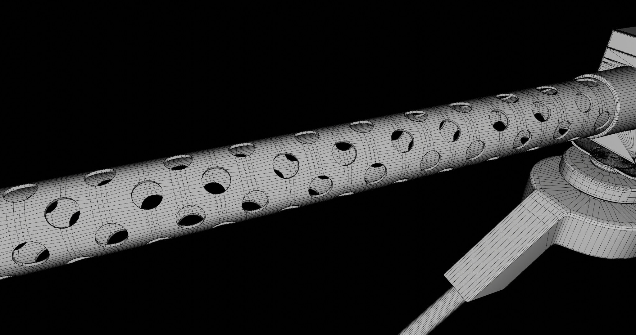 M1919 Browning Gun All PBR Unity UE Textures Included - 3D Model by ...