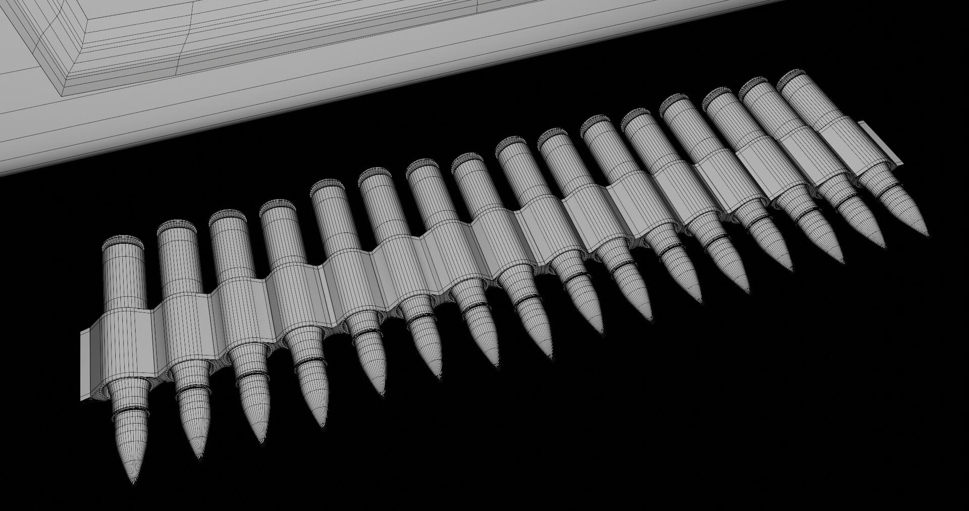 M1919 Browning Gun All PBR Unity UE Textures Included - 3D Model by ...