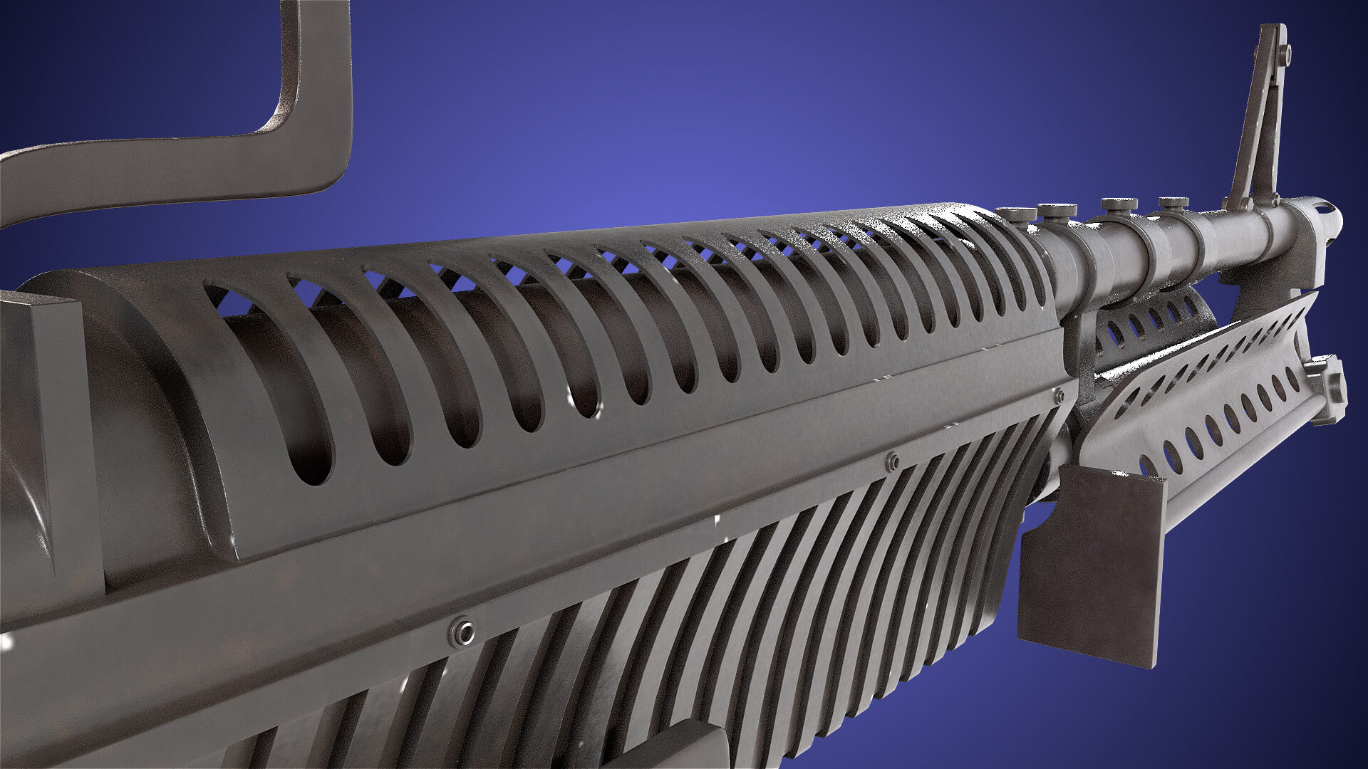 M60 Machine Gun All PBR Unity UE Textures Included - 3D Model by Eight ...