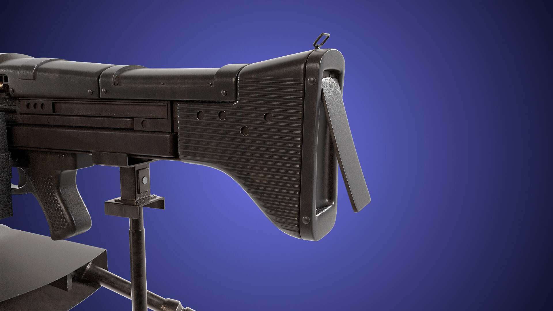 M60 Machine Gun All PBR Unity UE Textures Included - 3D Model by Eight ...