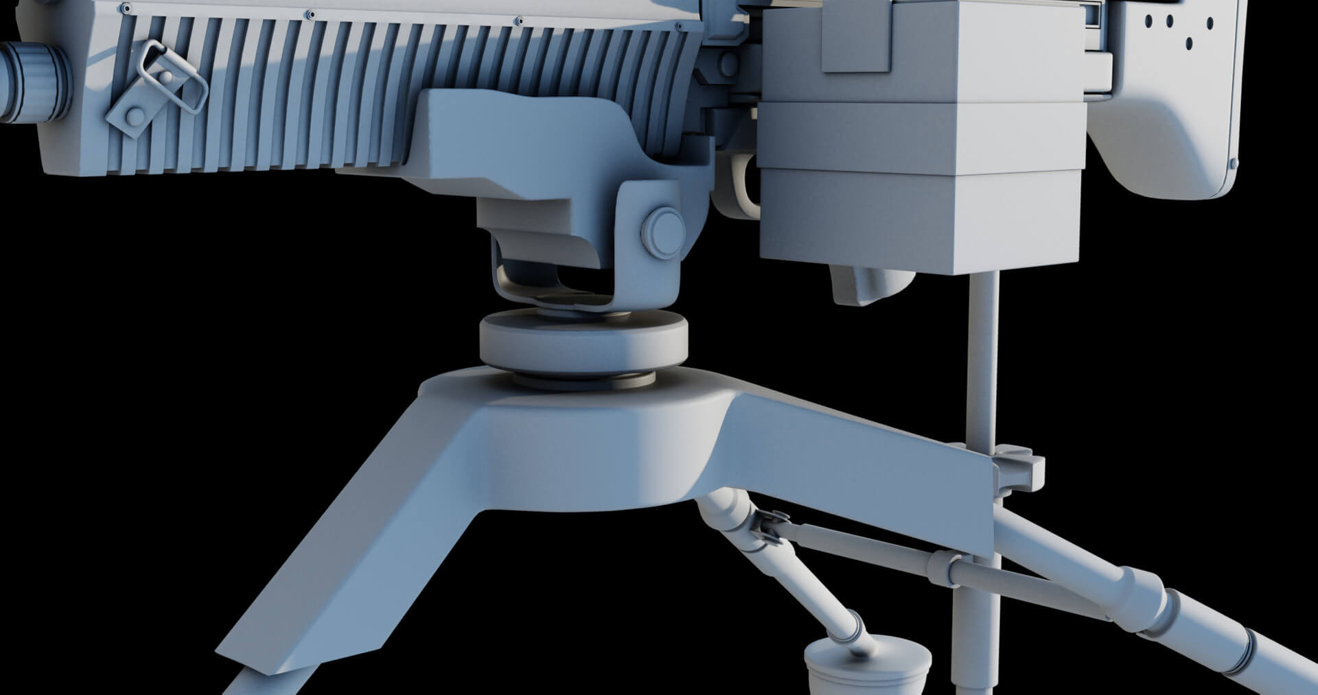 M60 Machine Gun All PBR Unity UE Textures Included - 3D Model by Eight Vertex