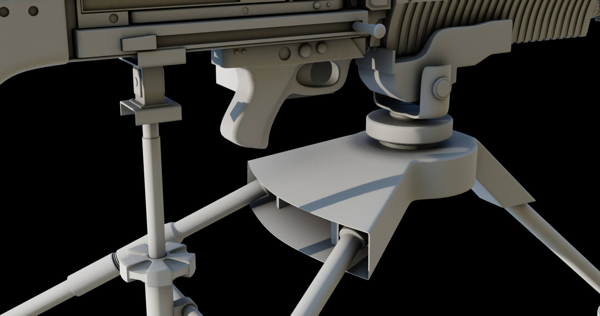 M60 Machine Gun All PBR Unity UE Textures Included - 3D Model by Eight ...