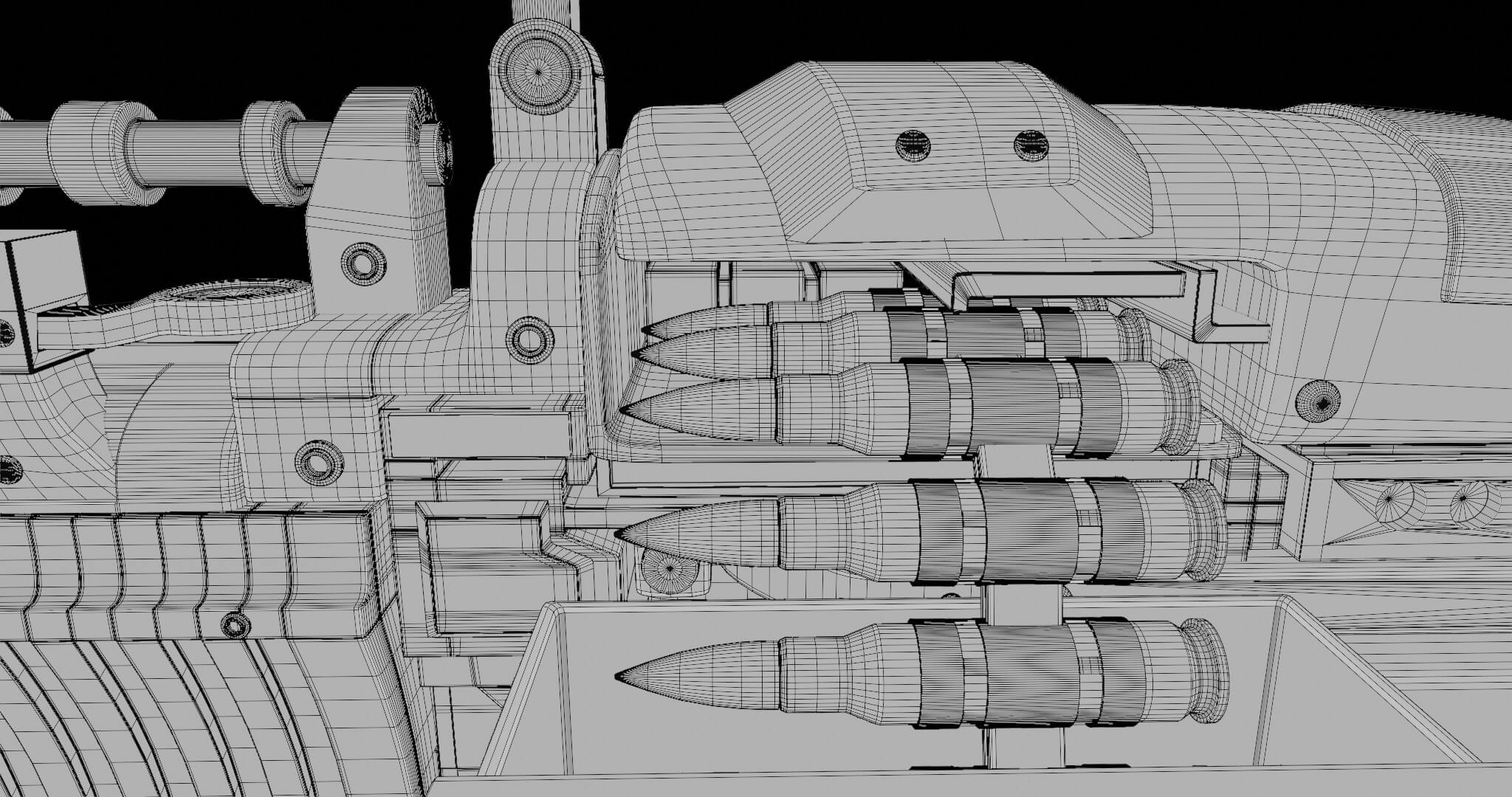 M60 Machine Gun All PBR Unity UE Textures Included - 3D Model by Eight ...