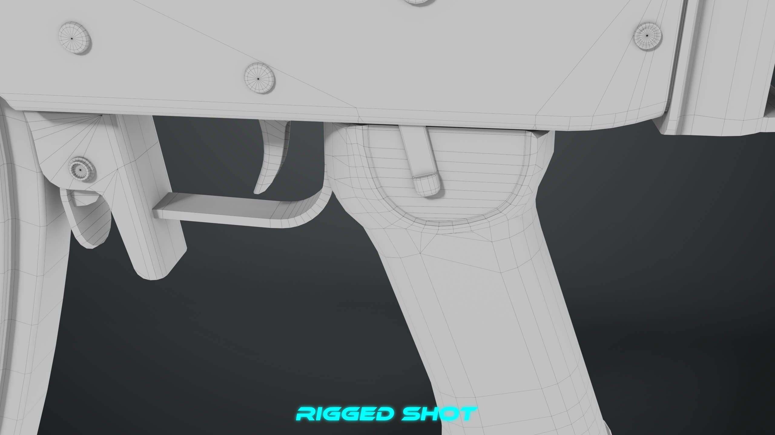 Machine Gun 13 Metal All PBR Unity UE Textures - 3D Model by Eight Vertex