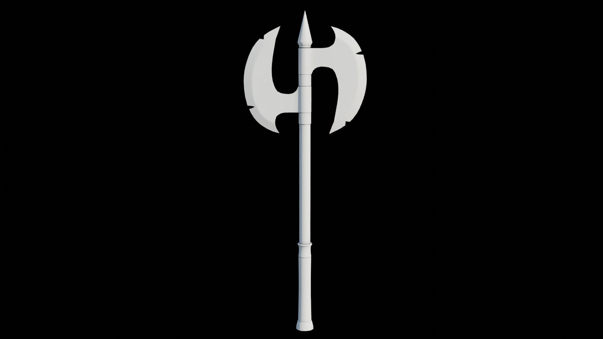 Medieval Battle Axe 01 Gold All PBR Unity UE Textures - 3D Model by ...