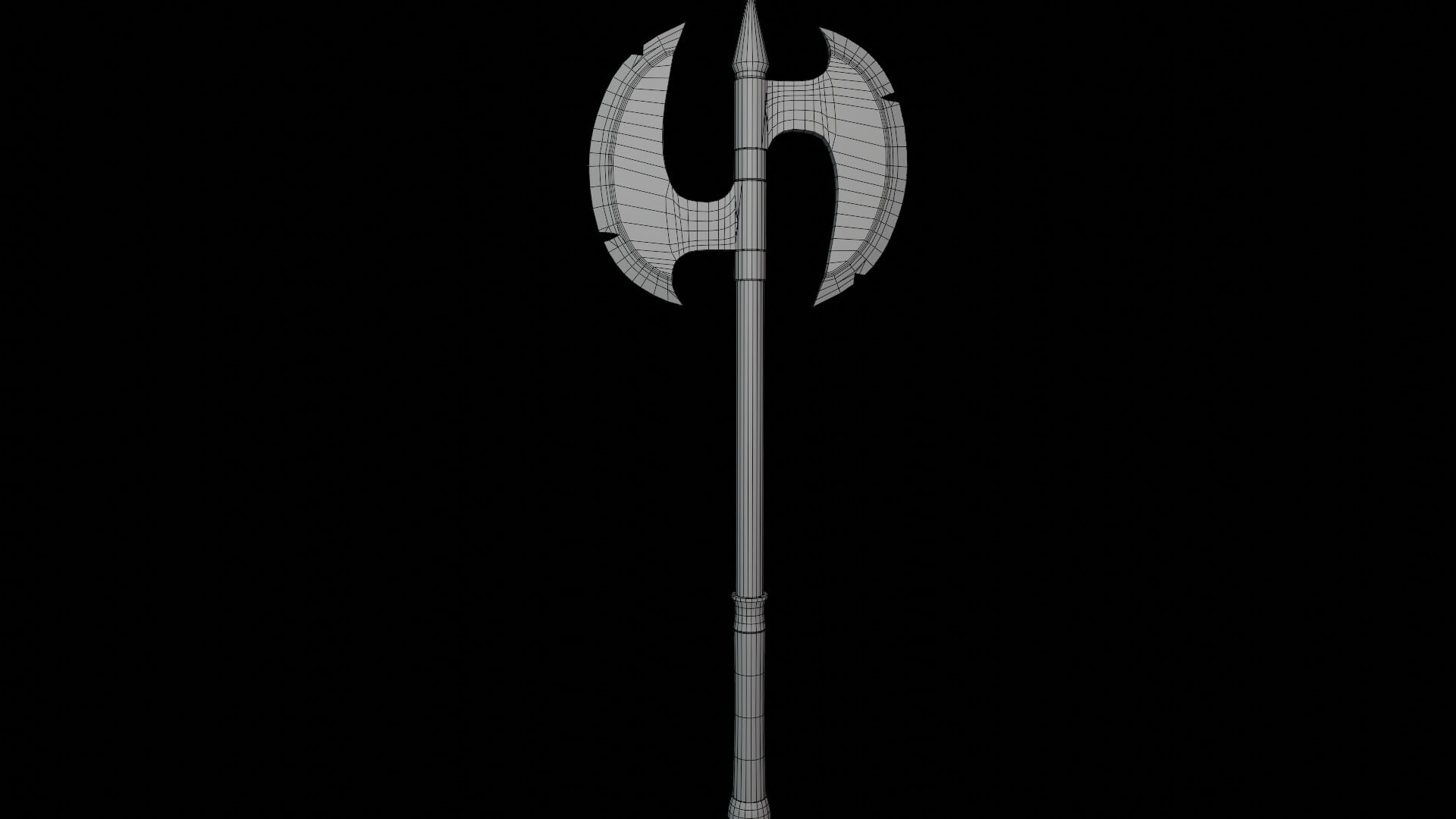 Medieval Battle Axe 01 Gold All PBR Unity UE Textures - 3D Model by ...