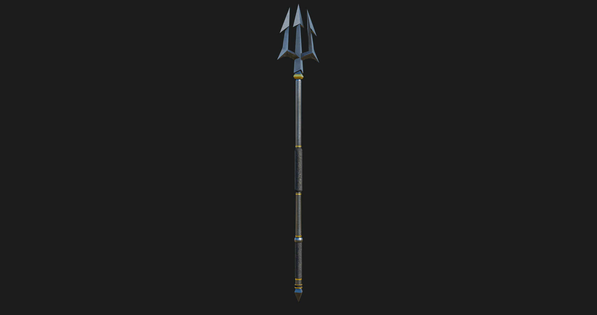 Medieval Trident 01 Sliver - 3D Model by Eight Vertex